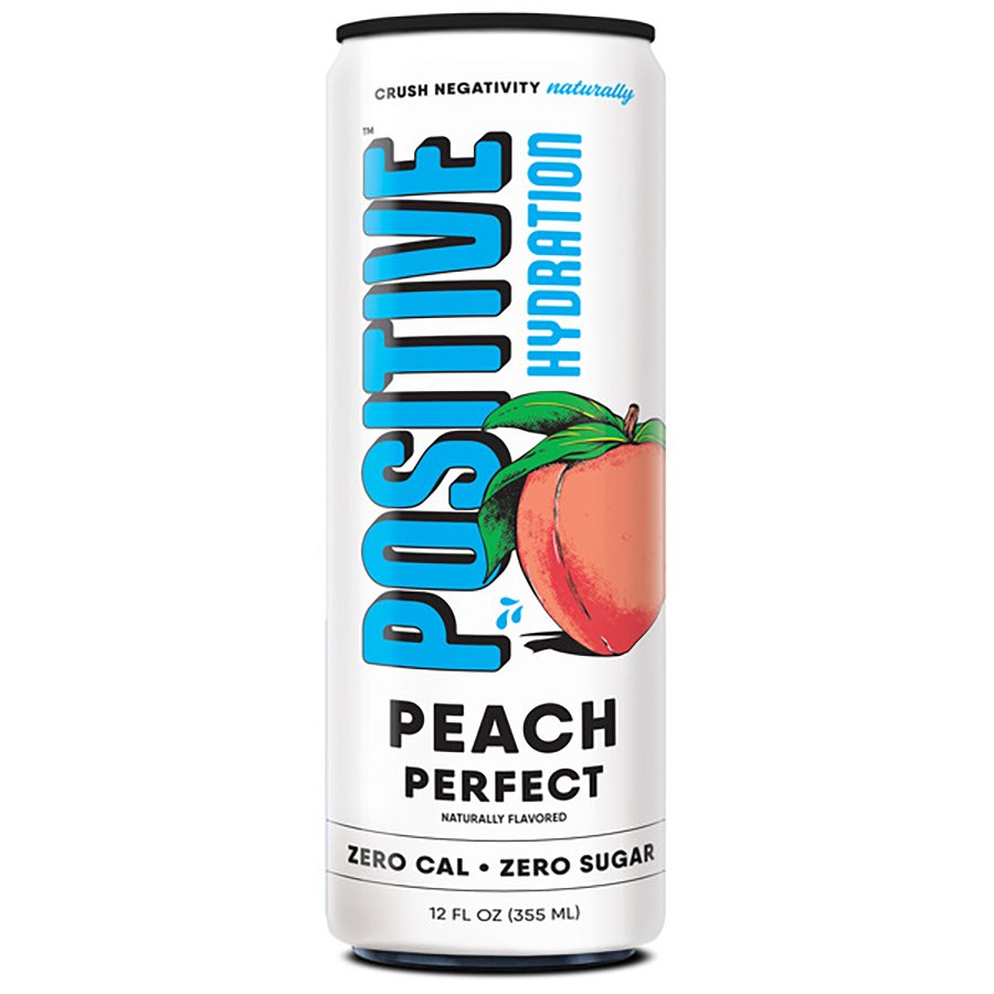 Positive Hydration Peach Perfect Sparkling Beverage, 12 oz | Central ...