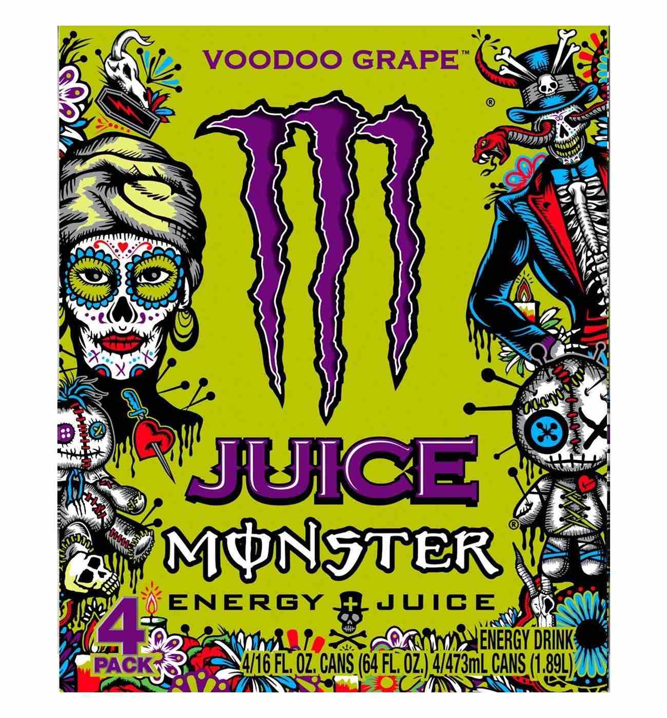 Monster Energy Juice Monster - Voodoo Grape 4 pk Cans - Shop Sports ...
