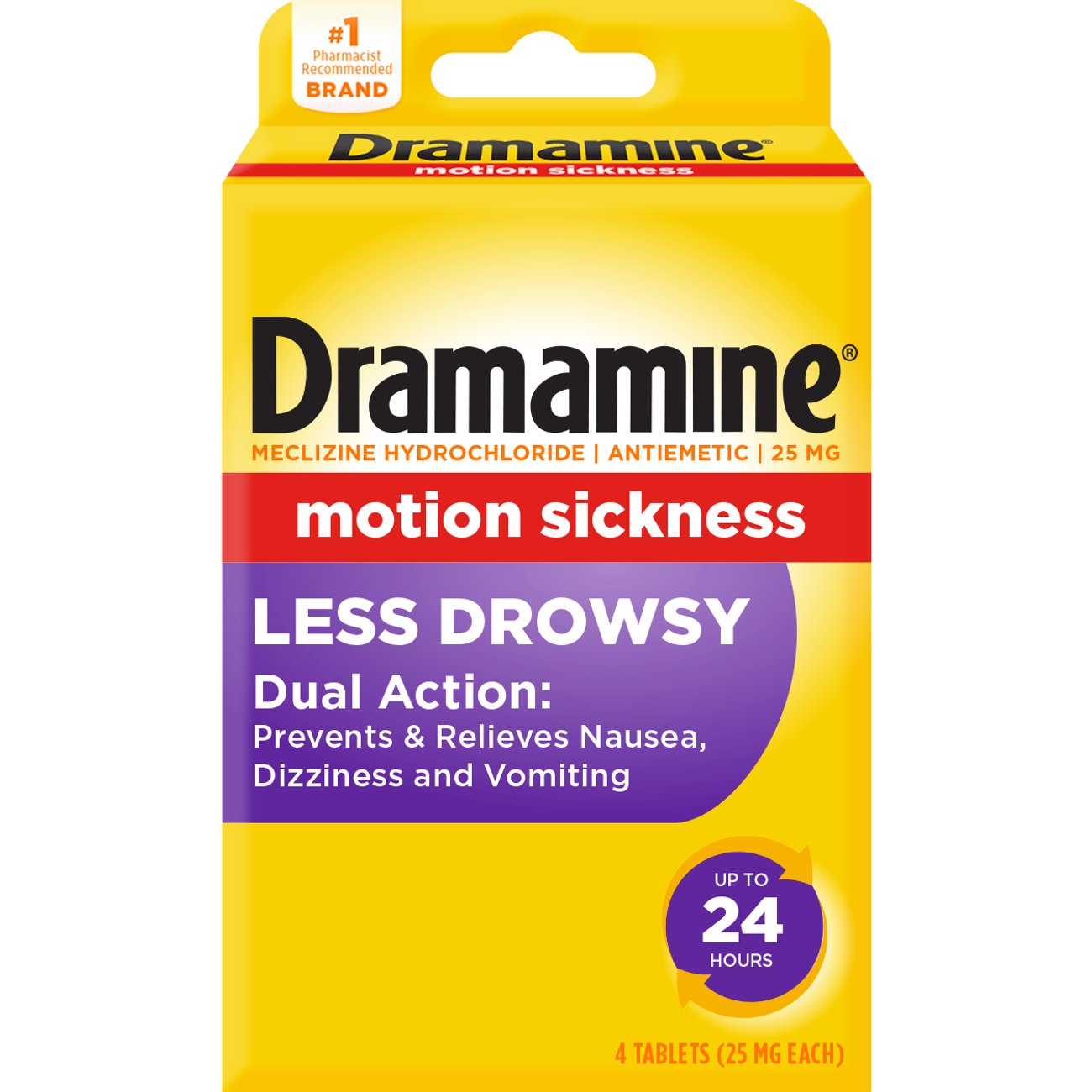 Dramamine Travel Size Motion Sickness Less Drowsy Tablets - Shop ...