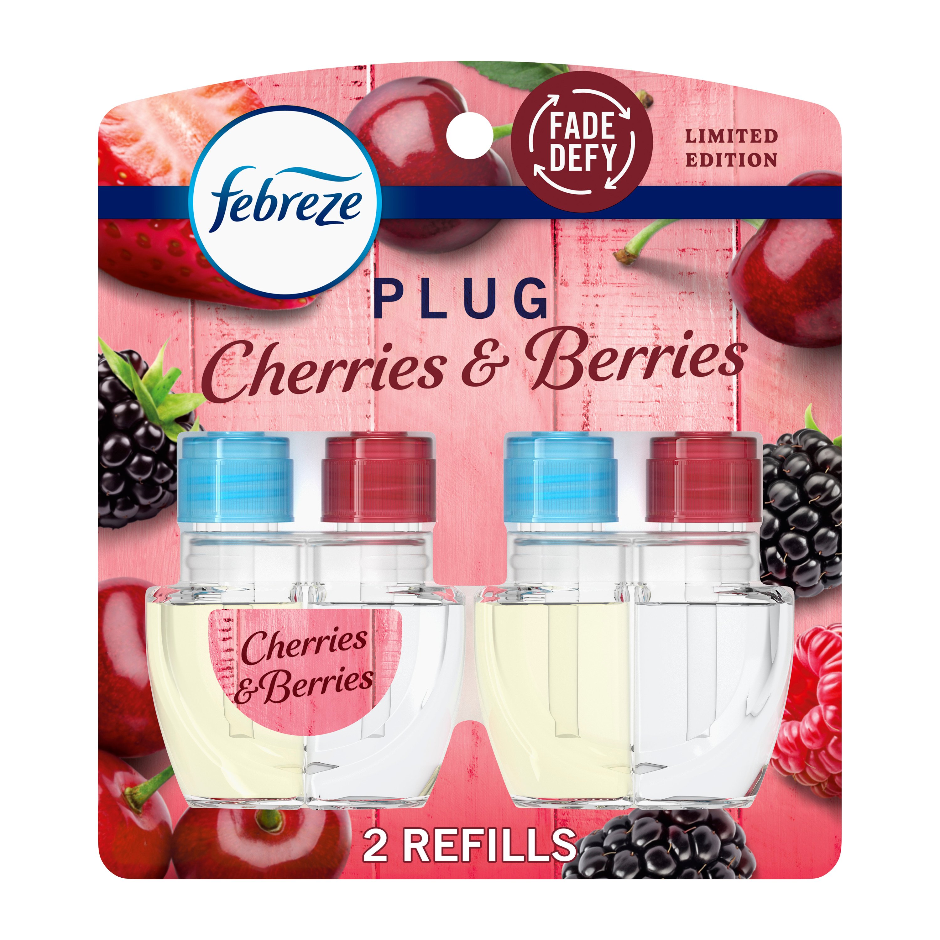 Febreze Plug Scented Oil Refills - Cherries & Berries - Shop Scented ...