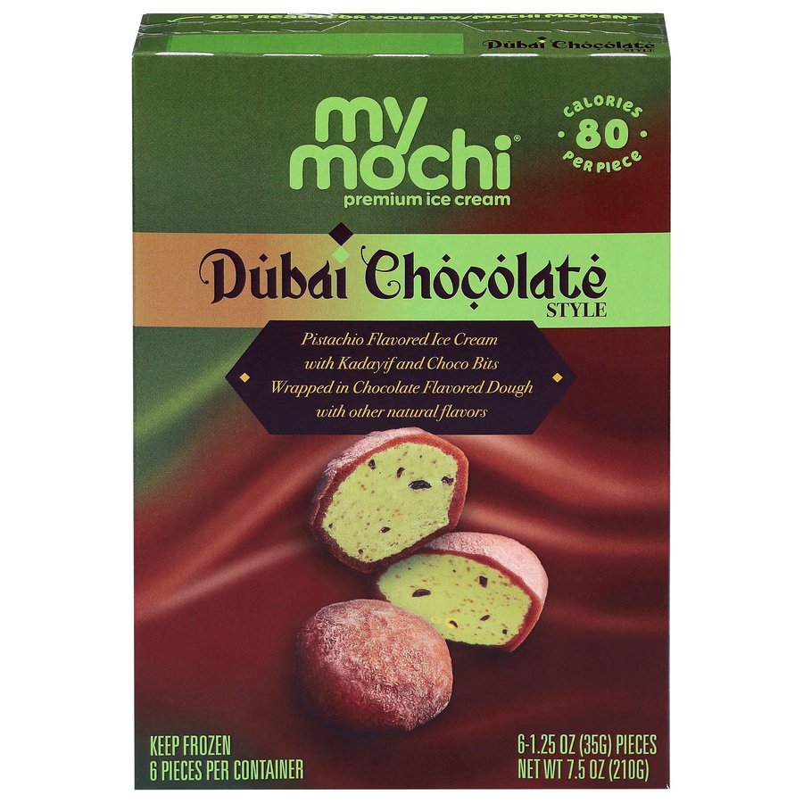 My/Mochi Dubai Chocolate Style Mochi Ice Cream - Shop Cones ...