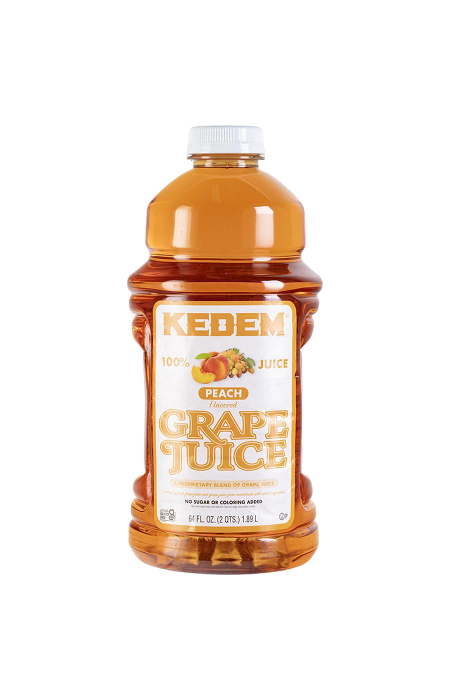 Kedem Kosher Peach Flavored Grape Juice - Shop Juice at H-E-B