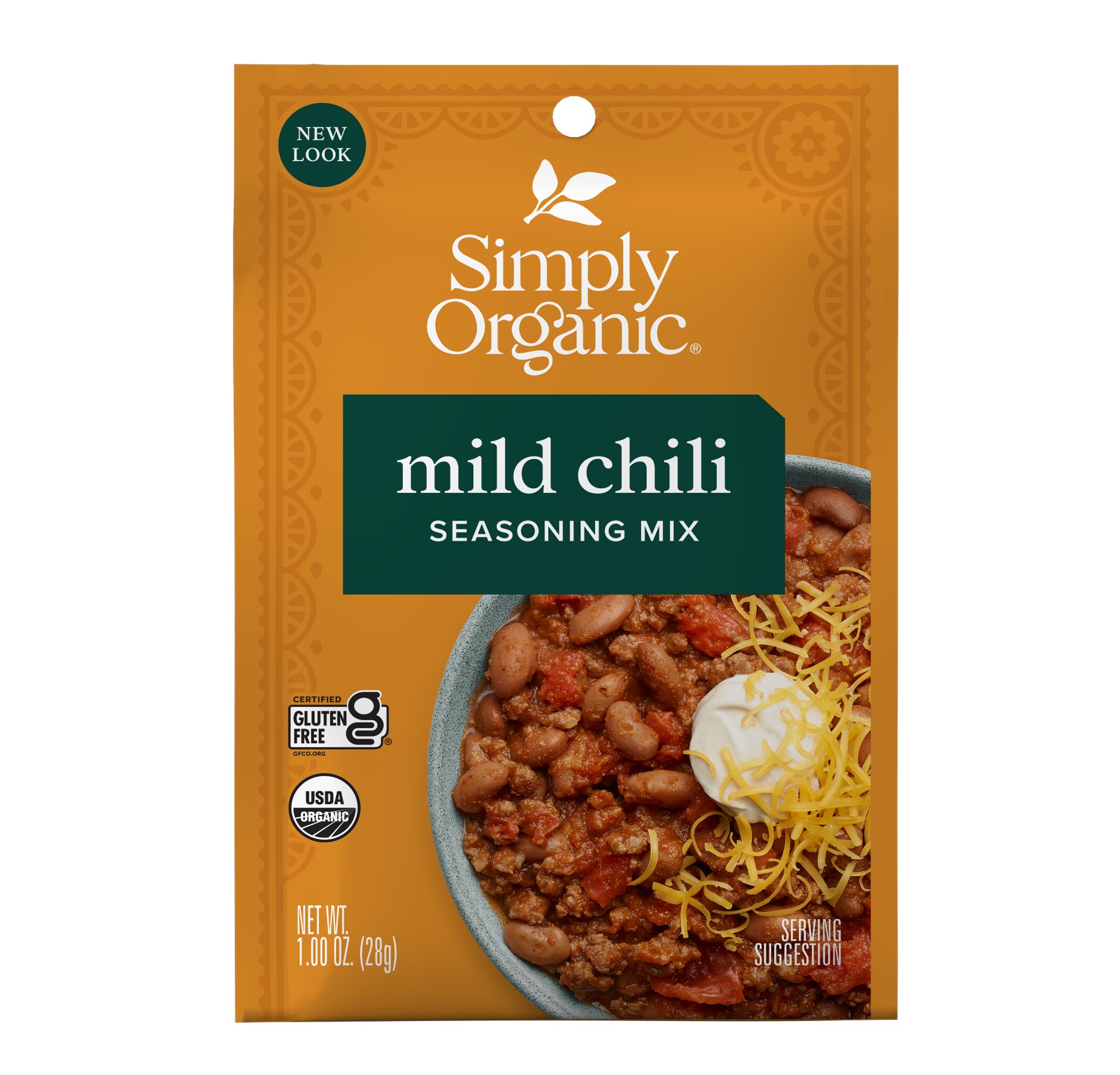 Simply Organic Mild Chili Seasoning Mix, 1.00 oz | Central Market ...