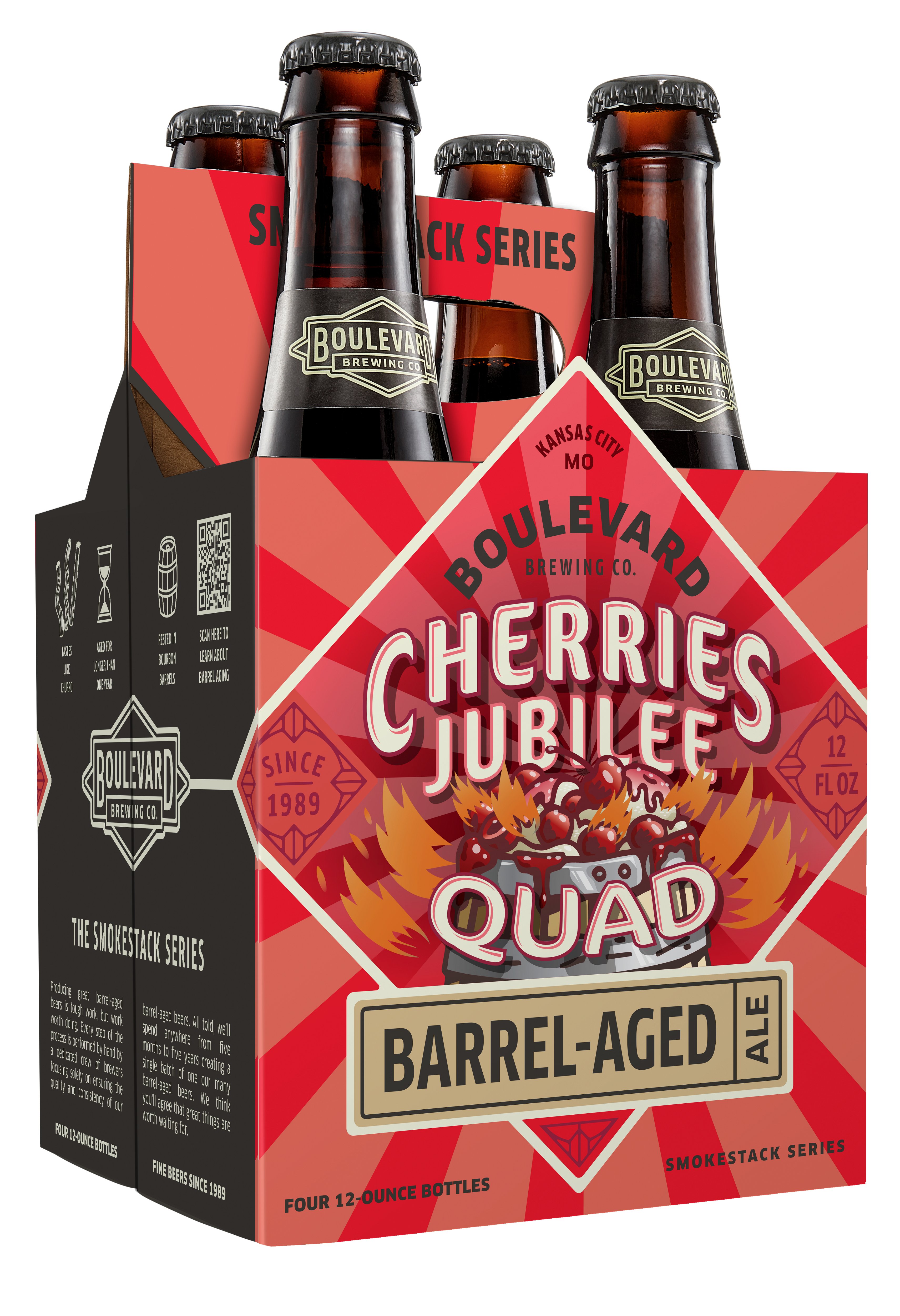 Boulevard Cherries Jubilee Barrel-Aged Ale 4 pk Bottles - Shop Beer at ...