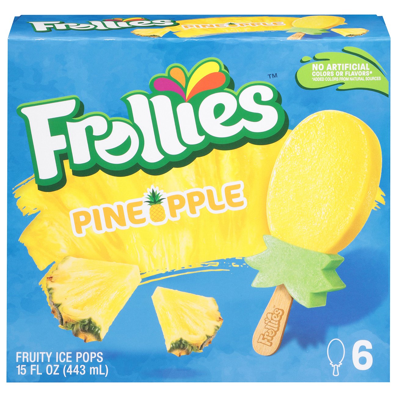 Frollies Pineapple Fruity Ice Pops - Shop Bars & pops at H-E-B