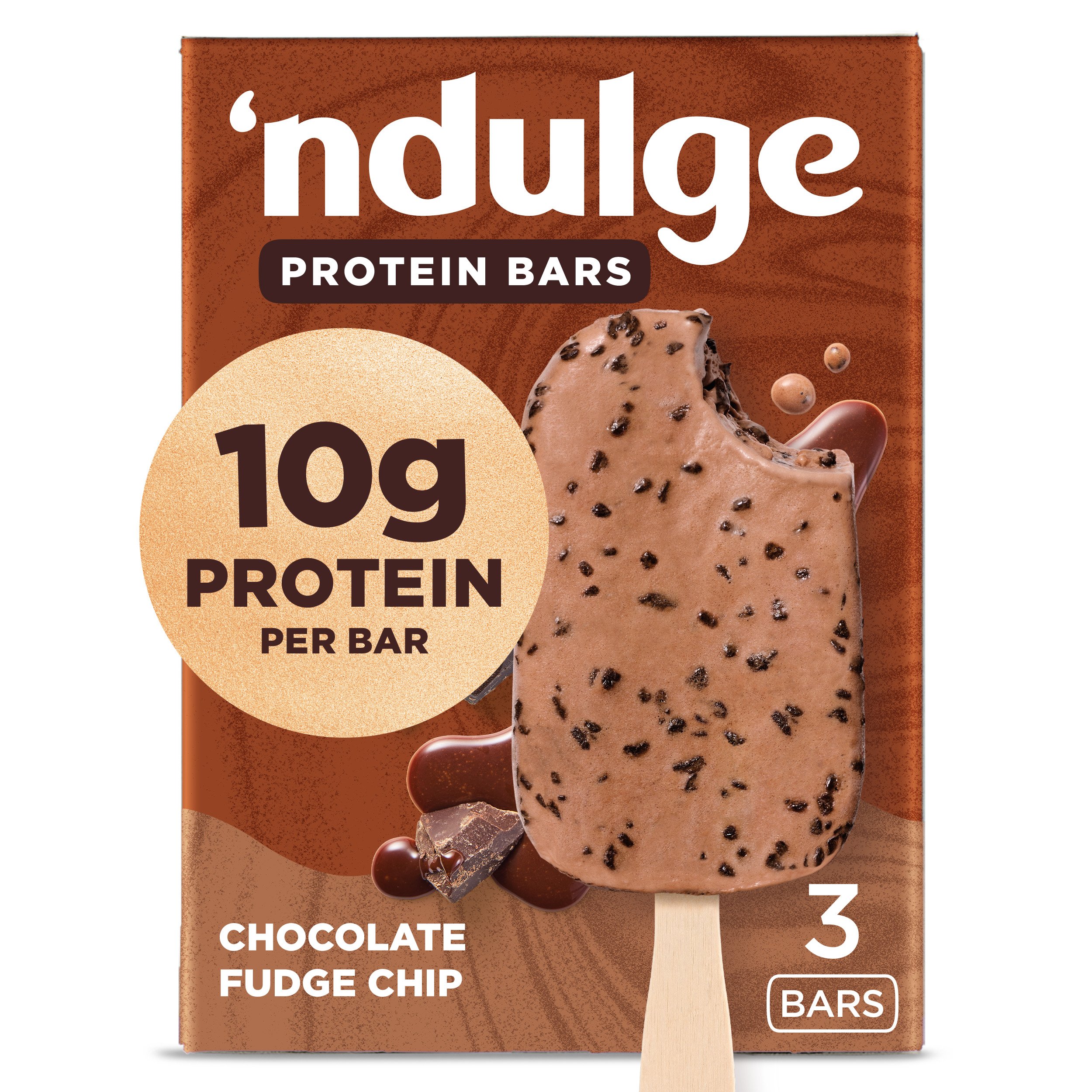 'ndulge Chocolate Fudge Chip High Protein Dessert Bars - Shop Bars ...