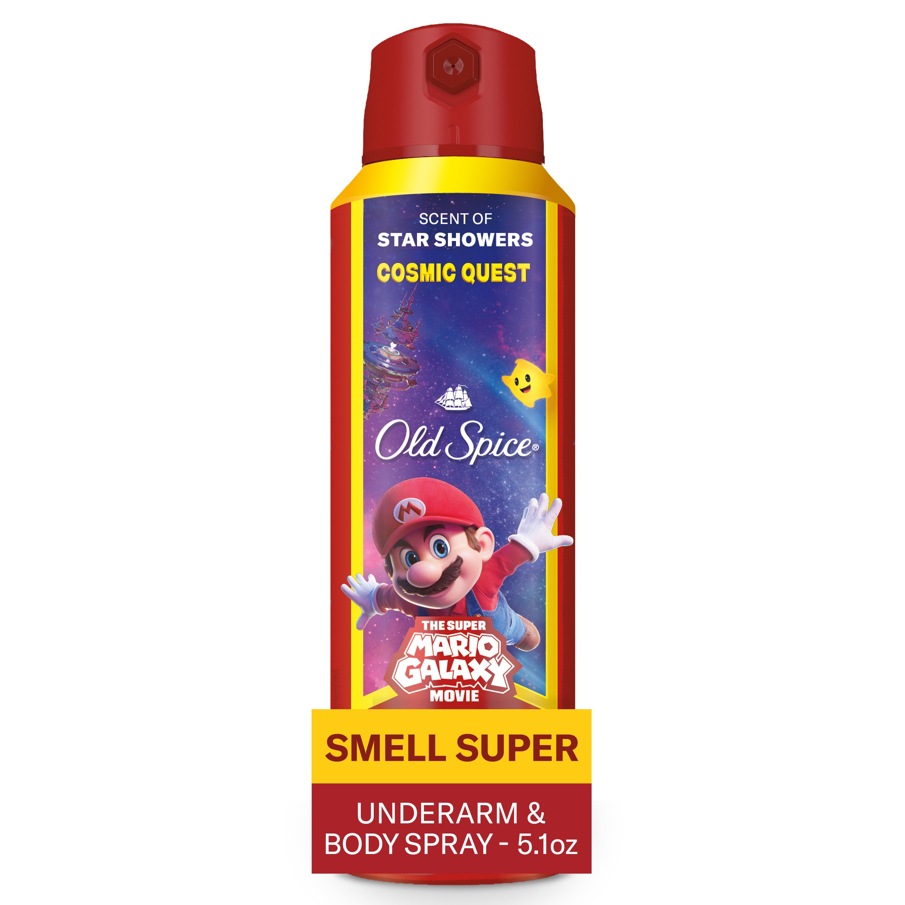 Old Spice Limited Edition Super Mario Body Spray - Cosmic Quest - Shop ...