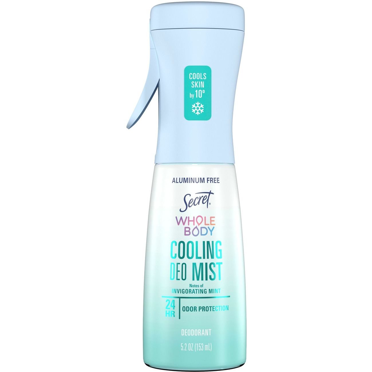 Secret 24 hr Aluminum Free Whole Body Cooling Deodorant Mist ...