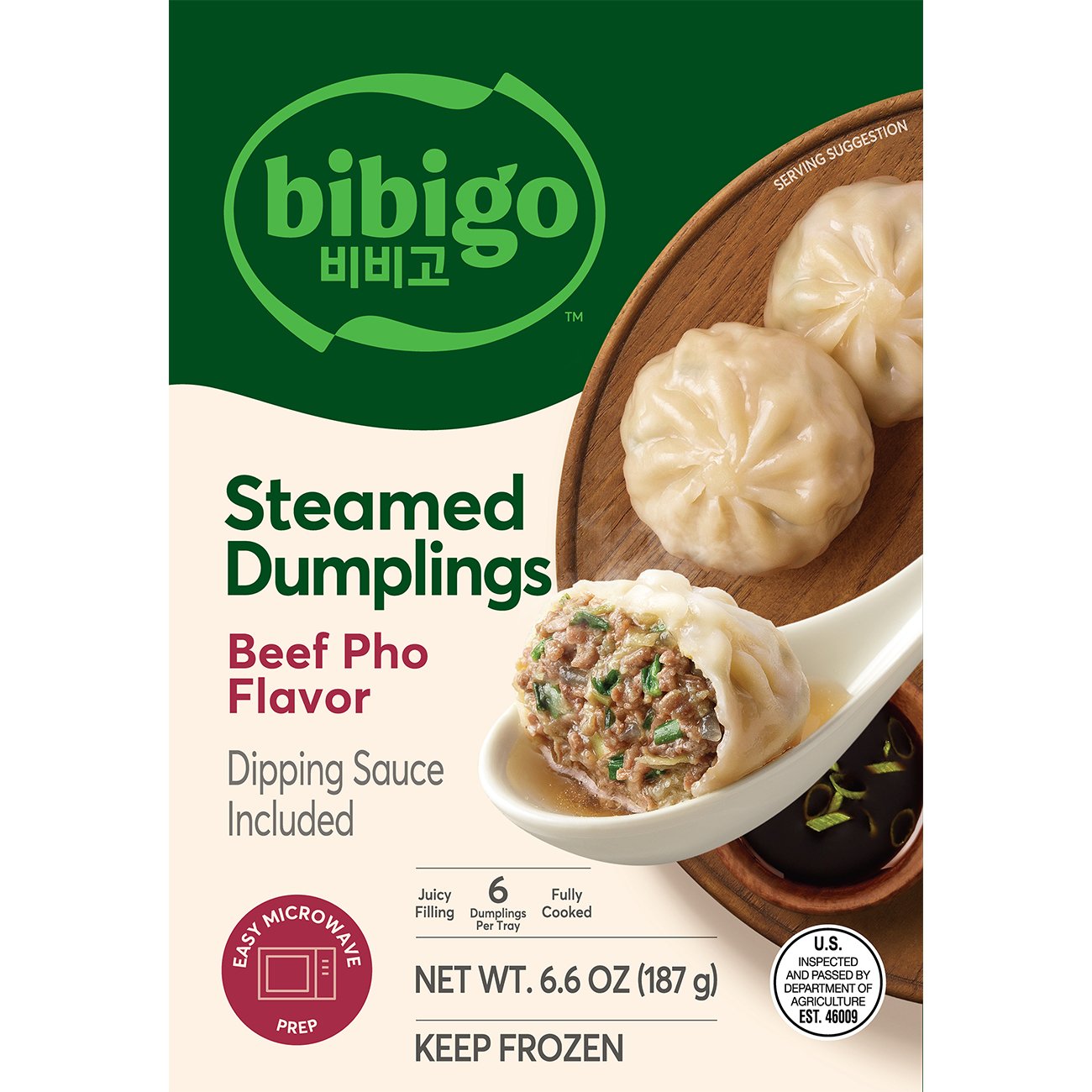 bibigo Beef Pho Flavor Steamed Dumplings - Shop Appetizers at H-E-B