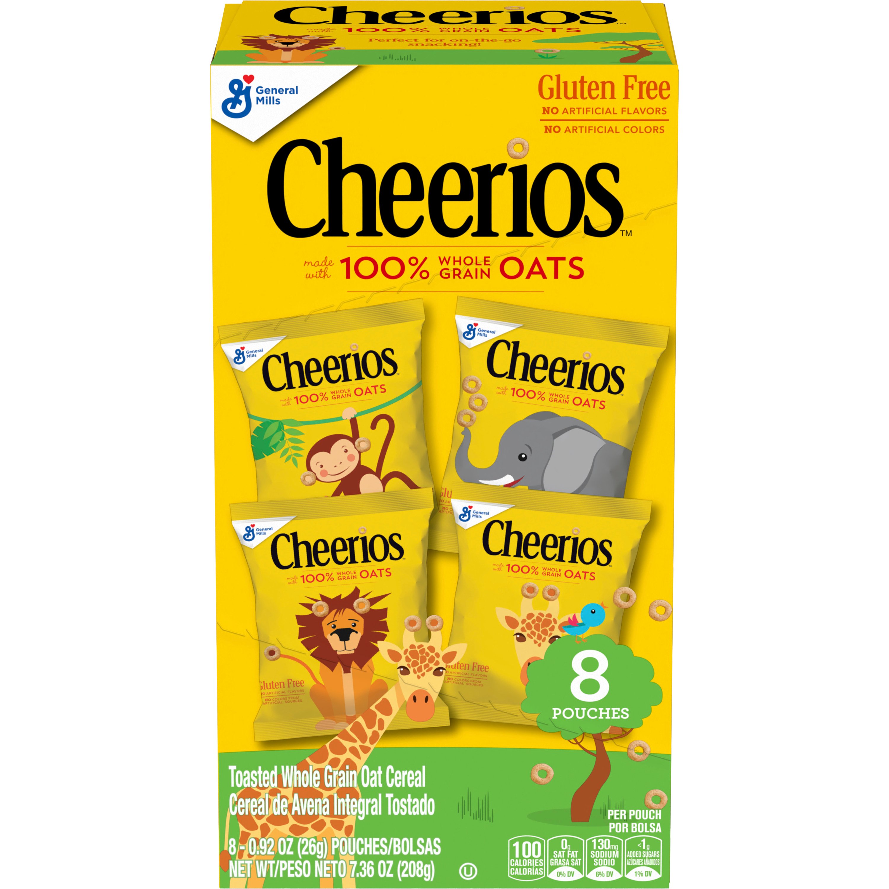General Mills Cheerios Cereal Pouches - Shop Cereal at H-E-B