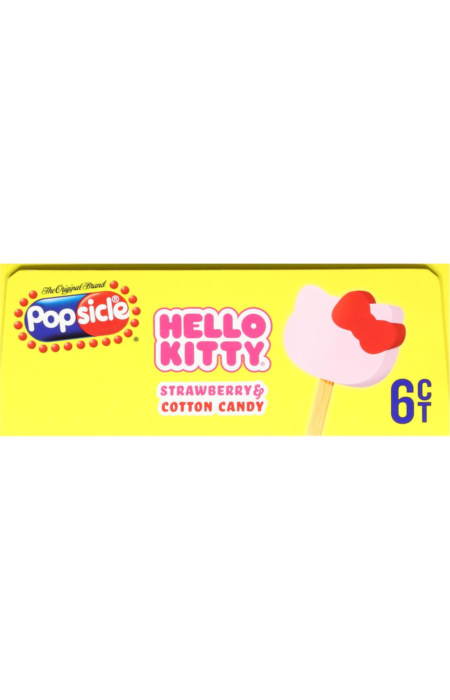 Popsicle Hello Kitty Strawberry & Cotton Candy Bars - Shop Bars & pops ...