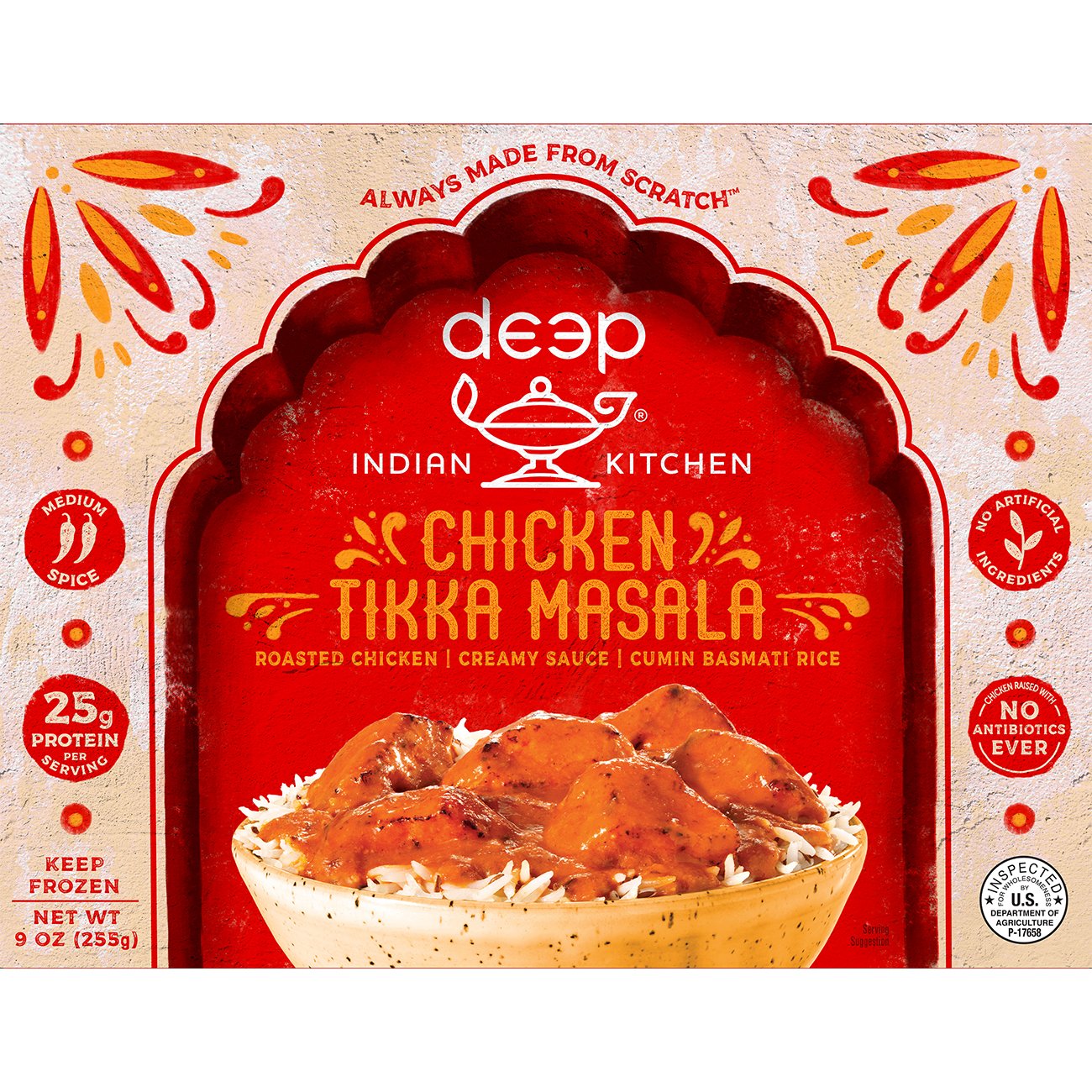 Deep Indian Kitchen 25g Protein Chicken Tikka Masala - Shop Entrees ...