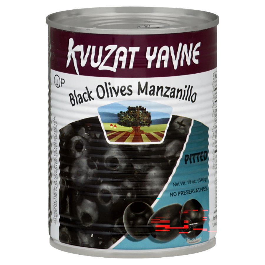 Kvuzat Yavne Kosher Pitted Manzanillo Black Olives - Shop Olives at H-E-B