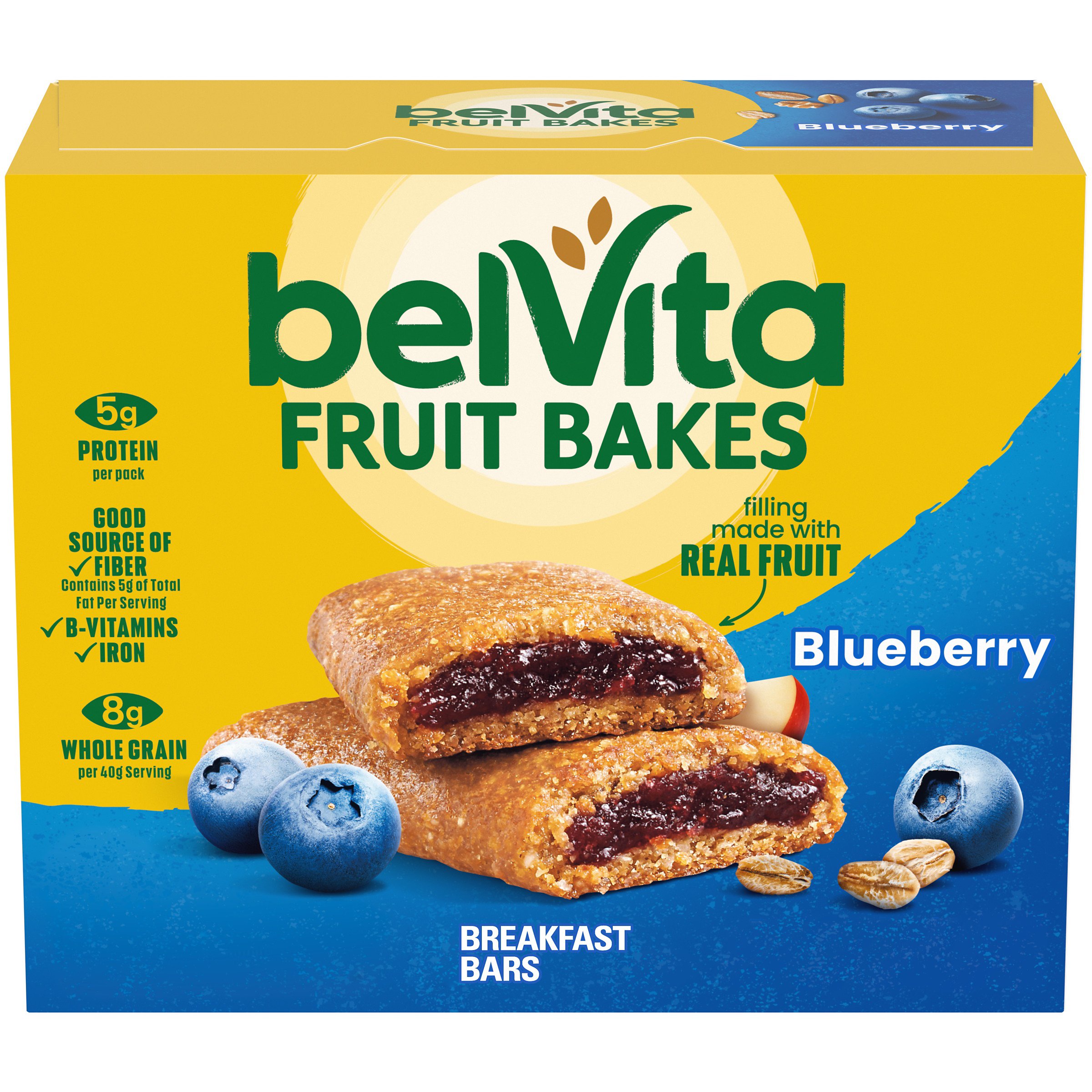 belVita Blueberry Fruit Bakes Breakfast Bars - Shop Granola & snack ...