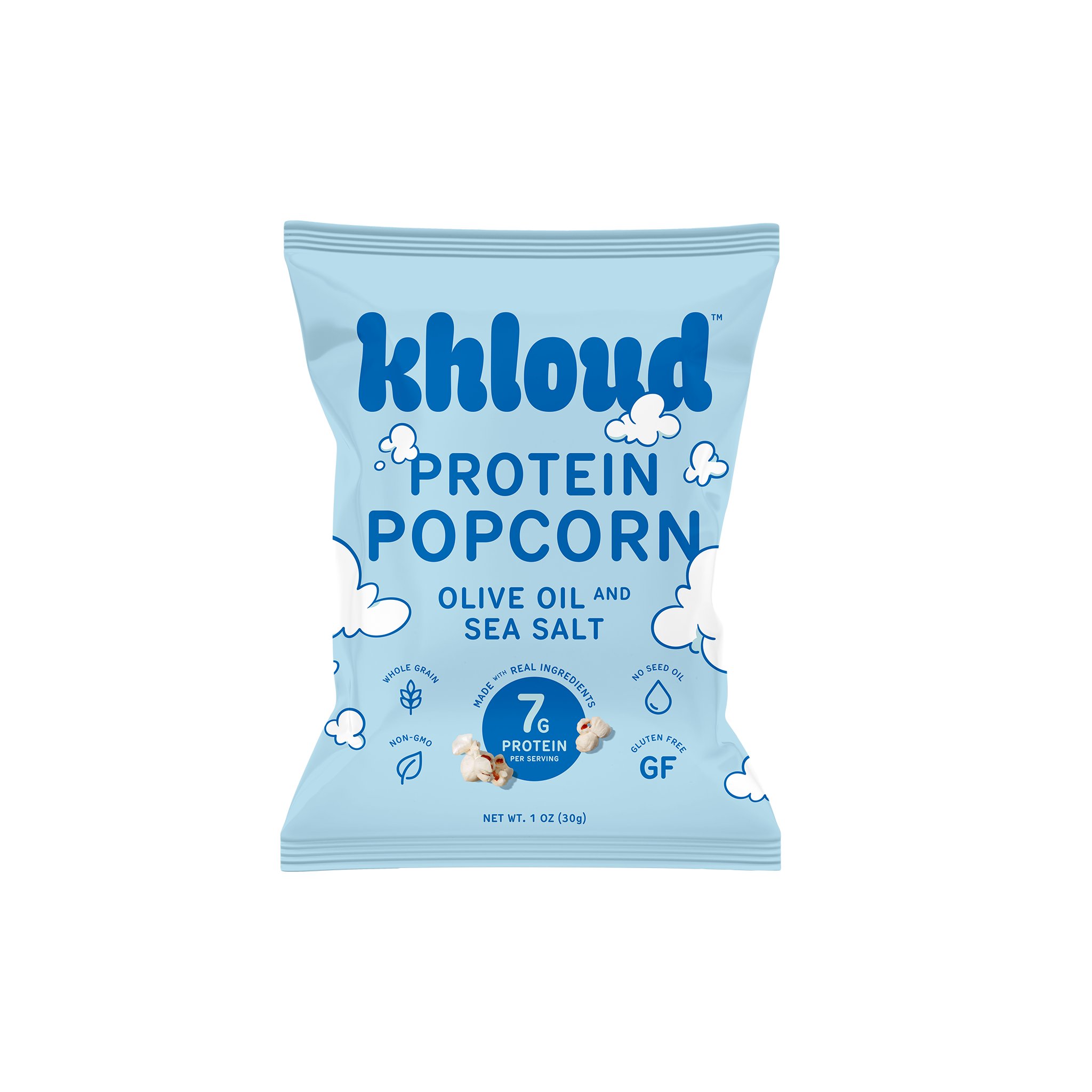 Khloud Protein Popcorn Olive Oil And Sea Salt Flavor - Shop Chips at H-E-B