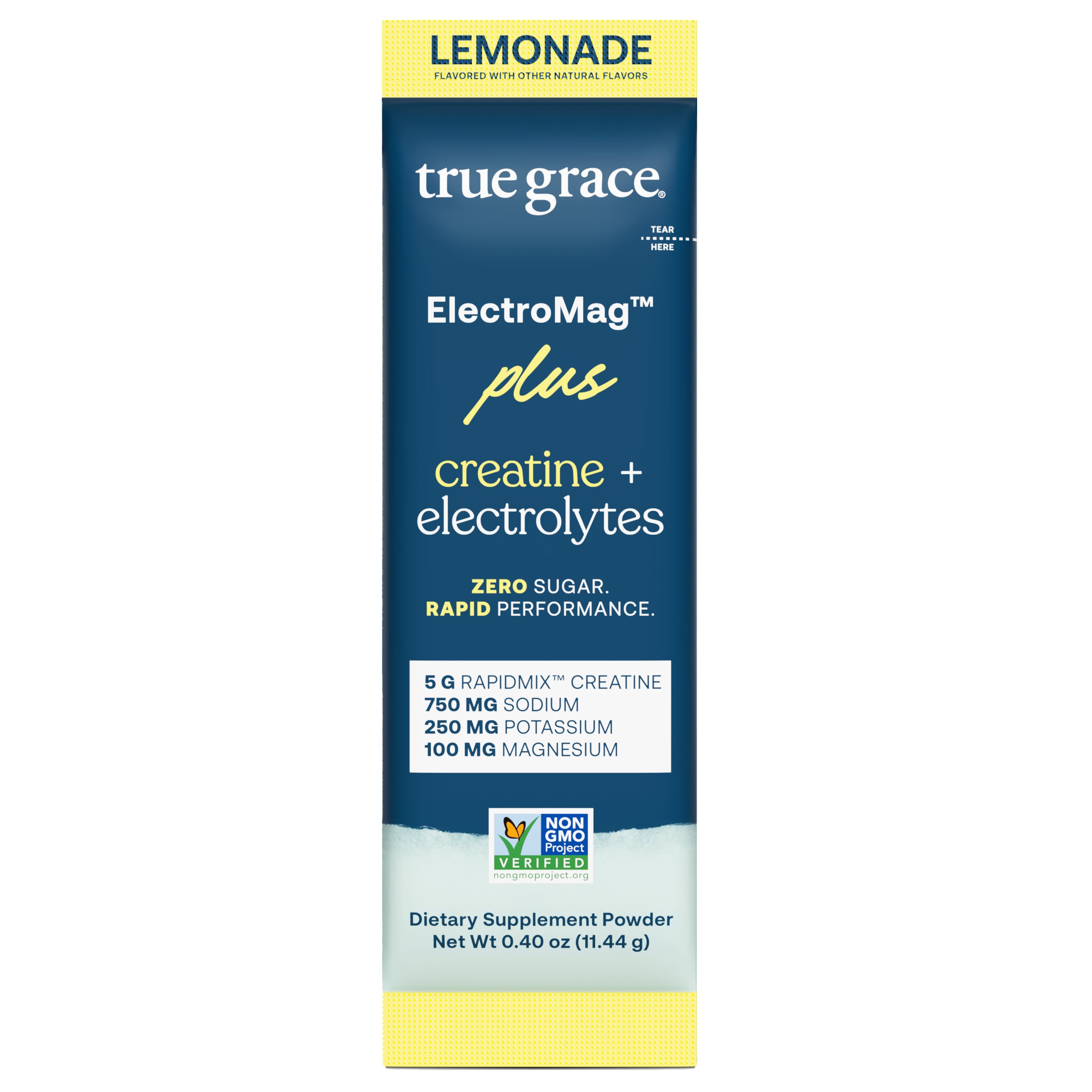 True Grace ElectroMag Plus Creatine + Electrolytes Packet - Lemonade, 0 ...