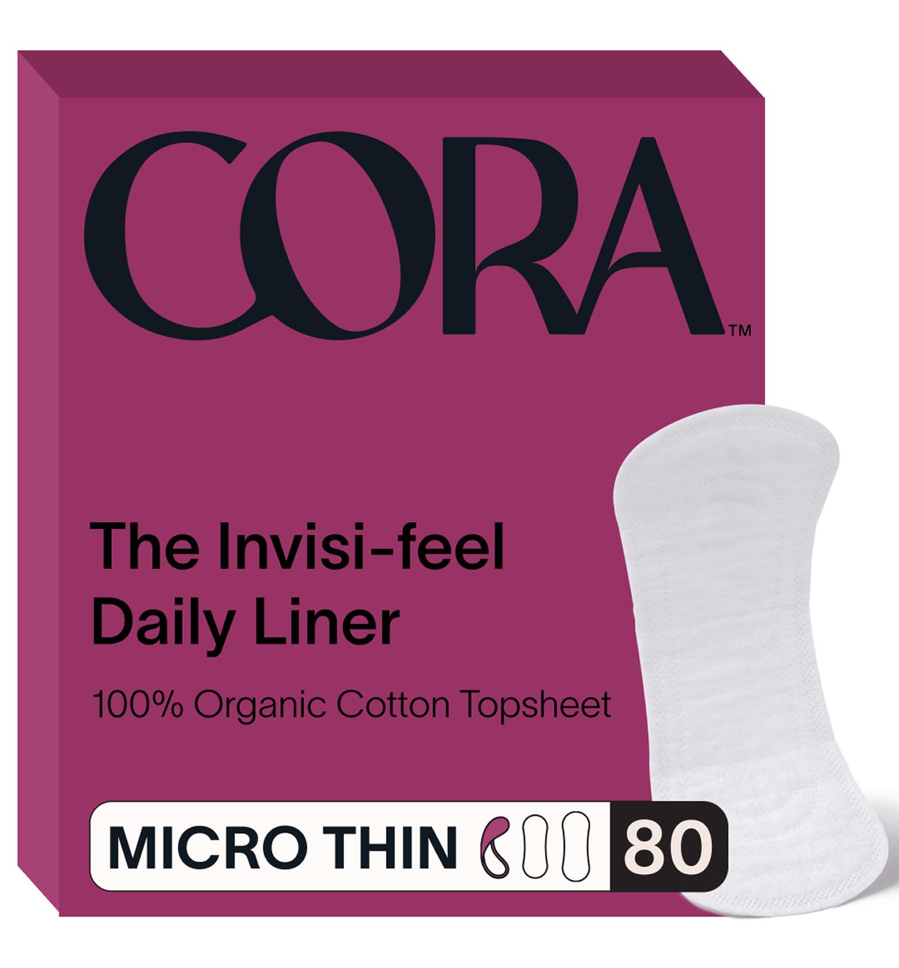 Cora The Invisi-Feel Daily Liner - Micro Thin - Shop Pads & liners at H-E-B