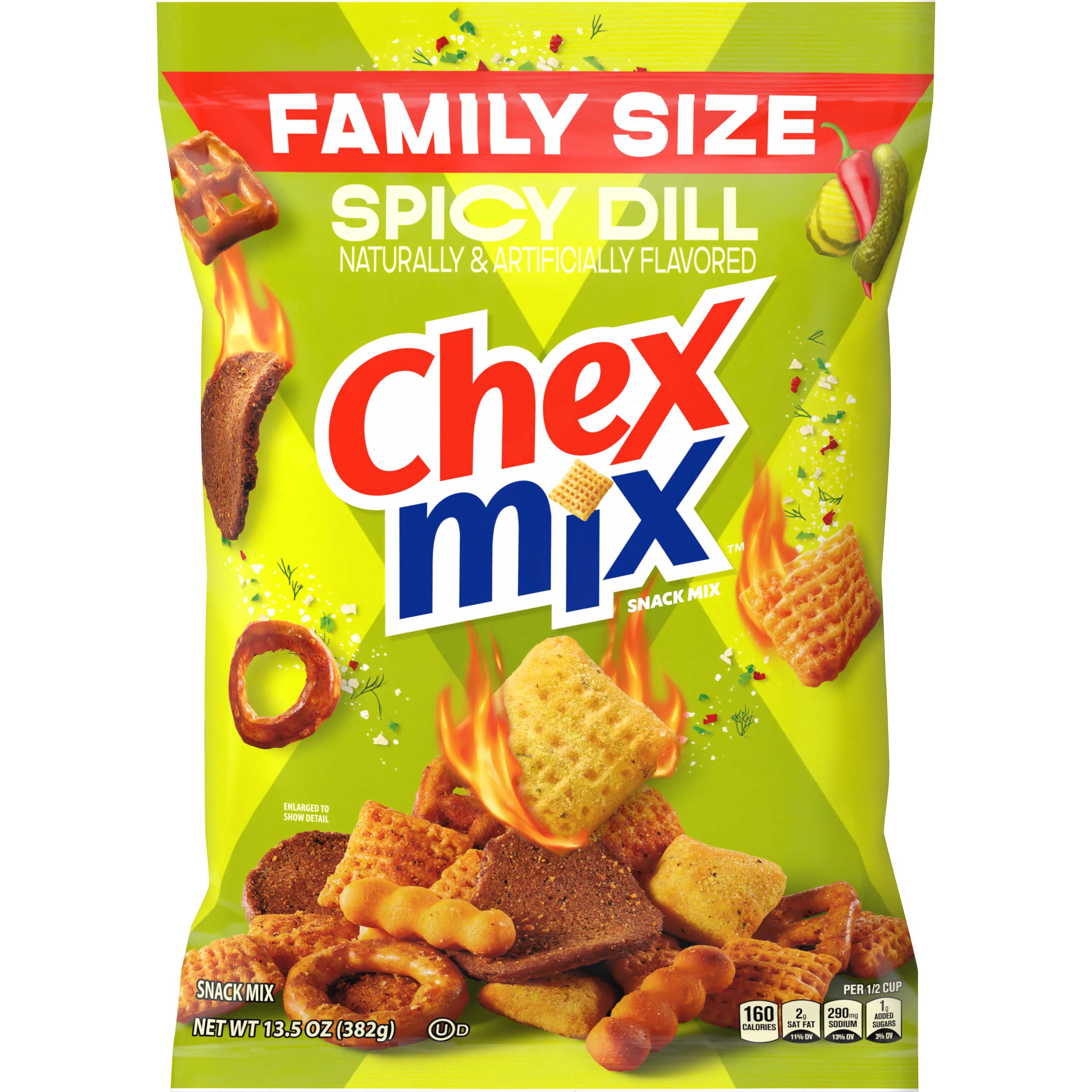 Chex Mix Spicy Dill Snack Mix - Family Size - Shop Chips at H-E-B