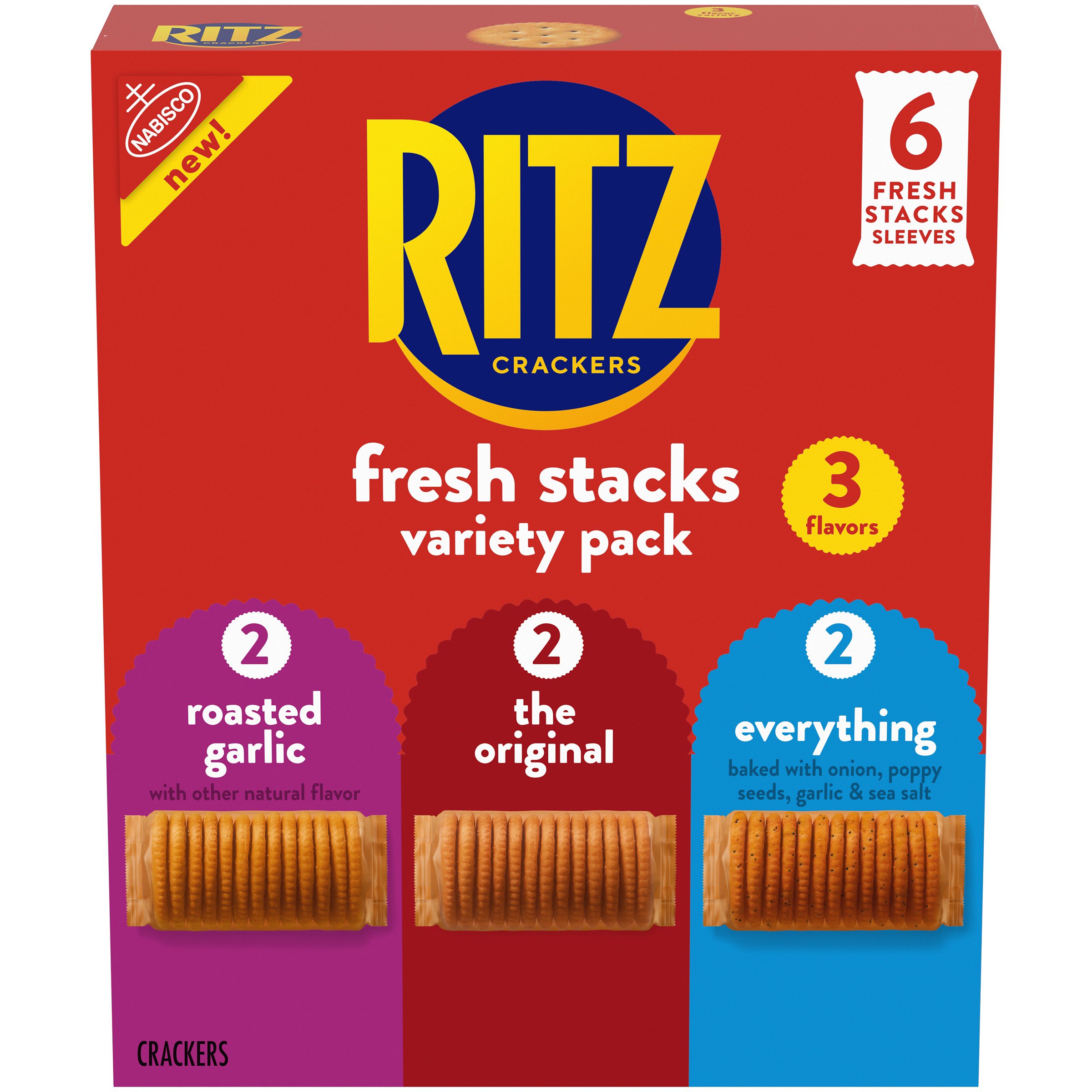 Ritz Fresh Stacks Variety Pack Crackers - Shop Crackers & breadsticks ...