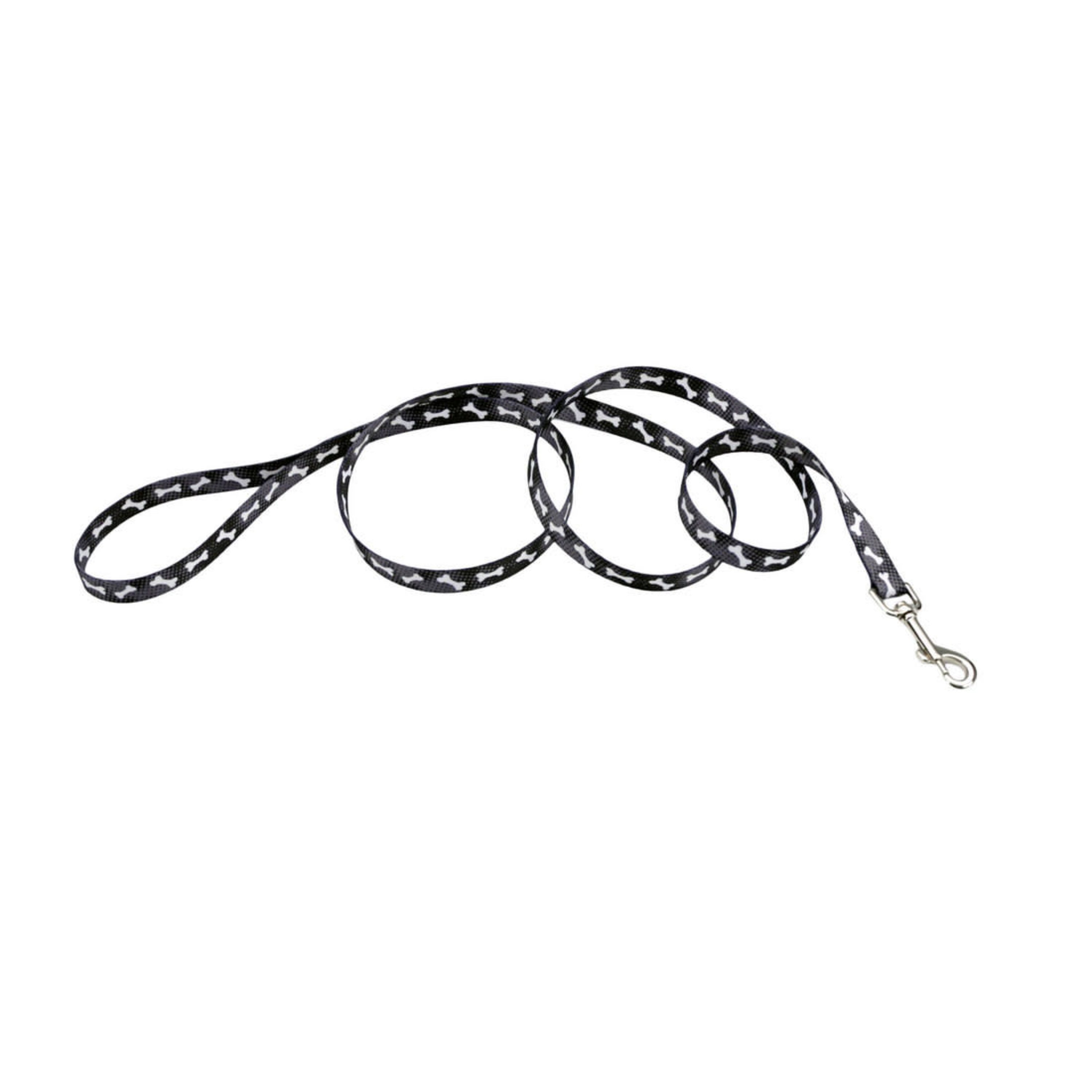 Coastal Style Dog Leash - Black Bones - Large - Shop Leashes at H-E-B