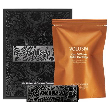 Voluspa Baltic Amber Car Diffuser Starter Kit, ea | Central Market ...