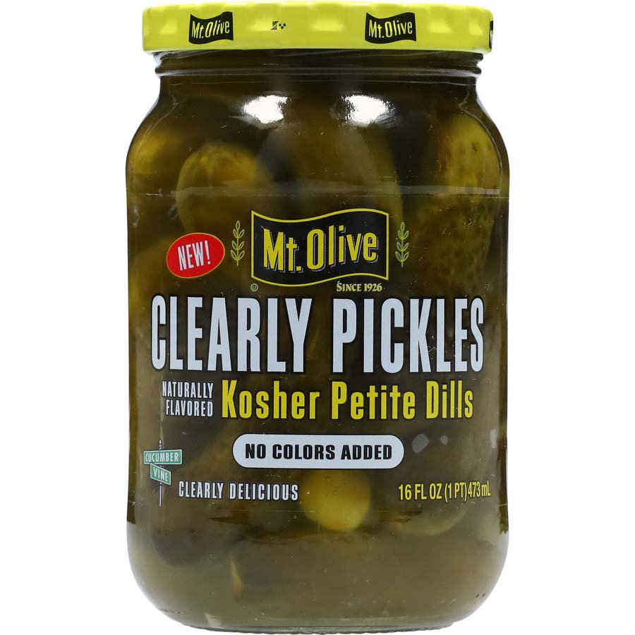 Mt. Olive Clearly Pickles Kosher Petite Dills - Shop Pickles & cucumber ...