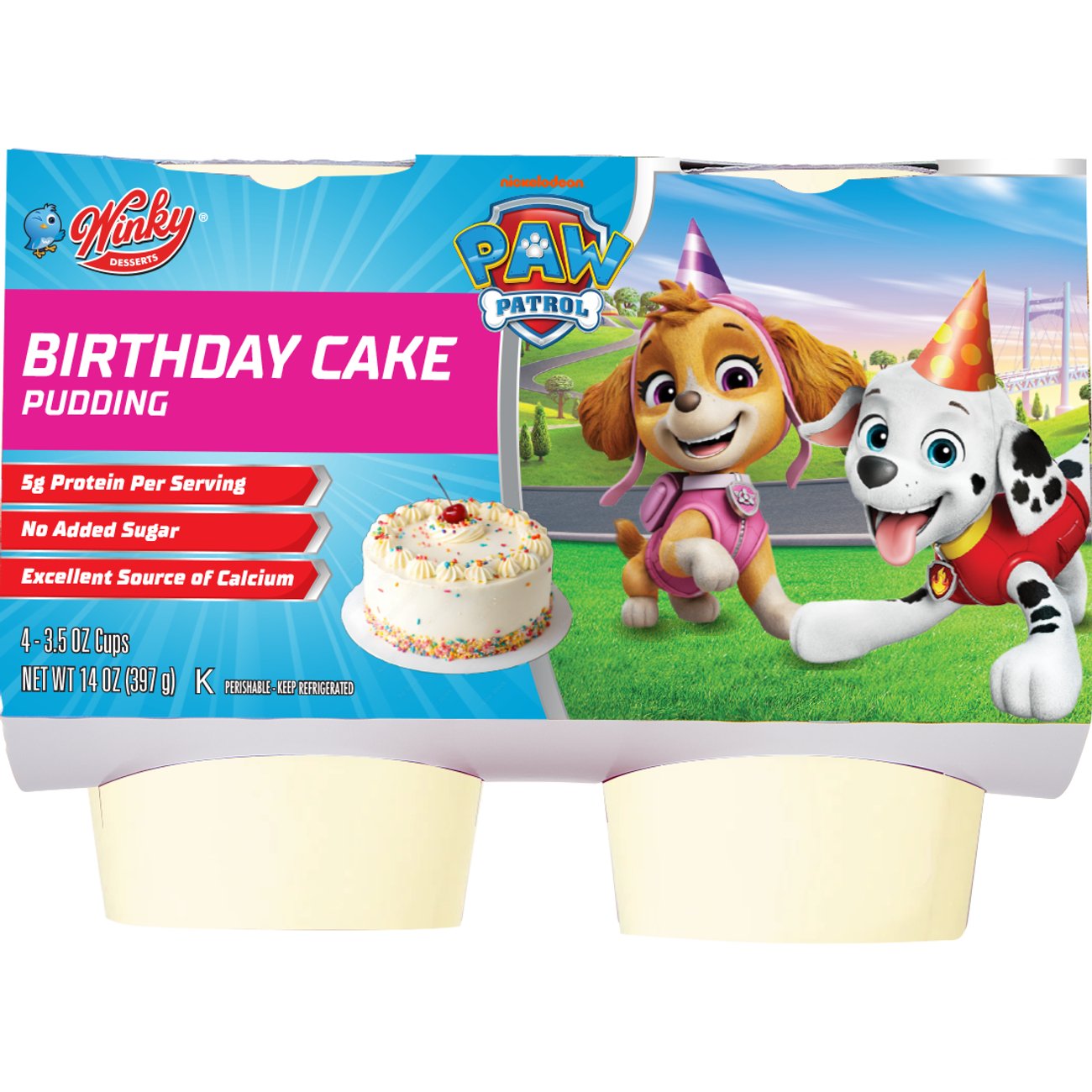 Winky Paw Patrol Pudding - Birthday Cake - Shop Pudding & gelatin at H-E-B