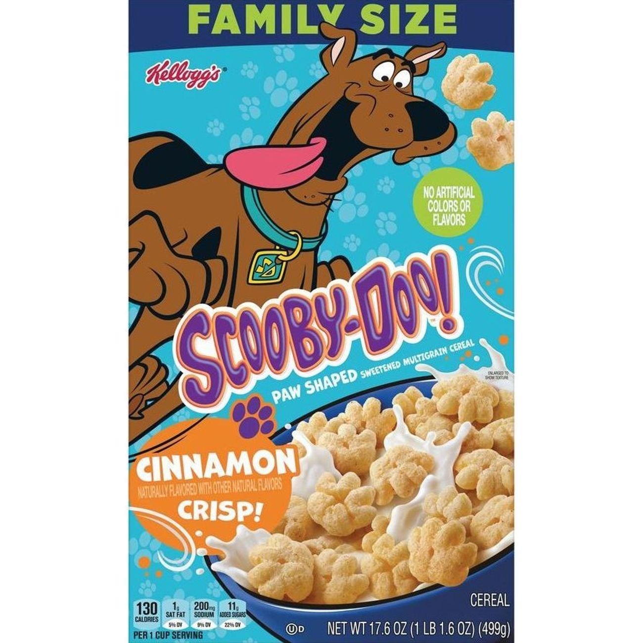 Kellogg's Scooby-Doo Cinnamon Crisp Cereal - Family Size - Shop Cereal ...
