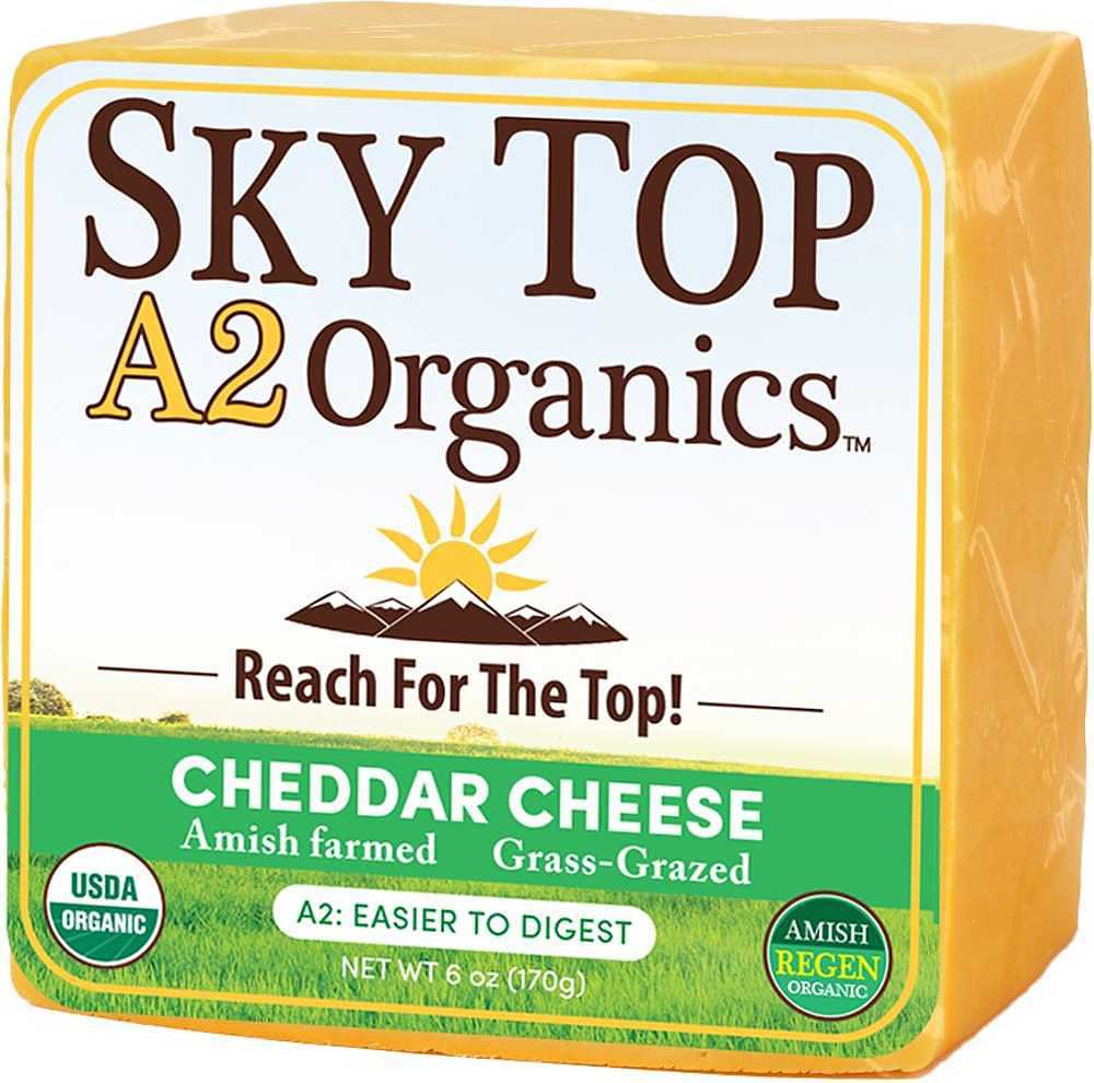 Sky Top Creamery Organic A2 Cheddar Cheese - Shop Cheese at H-E-B