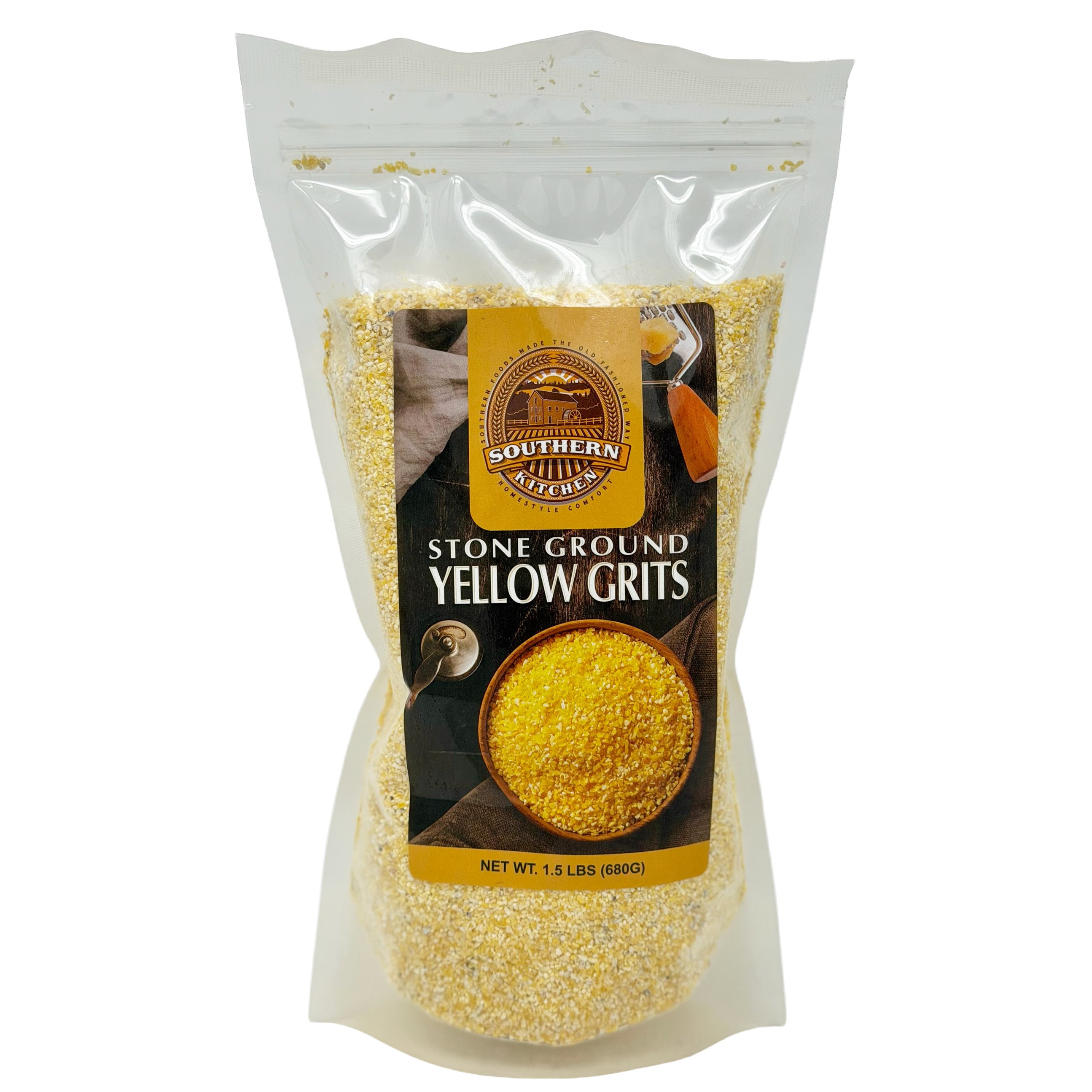 Southern Kitchen Stone Ground Yellow Grits, 1.5 lb | Central Market ...