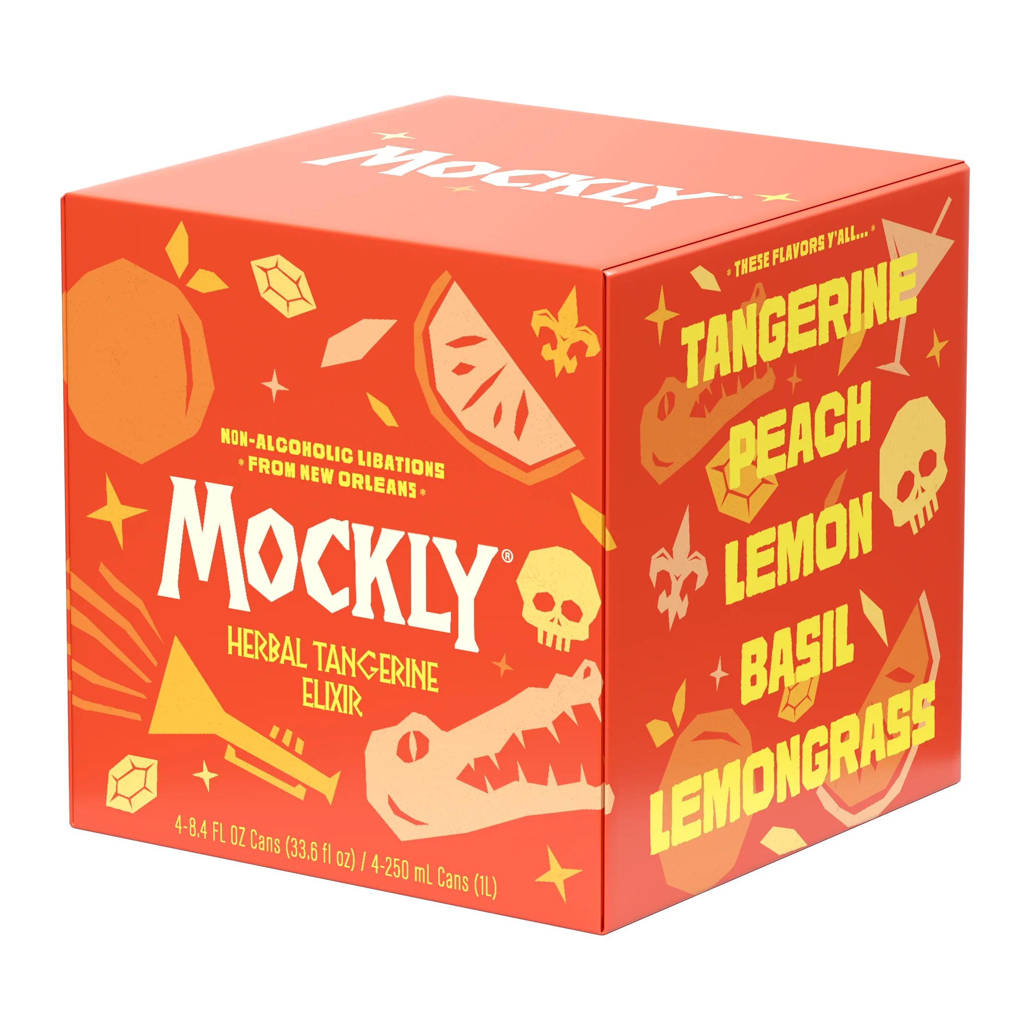 Mockly Herbal Tangerine Elixir, 8.4 oz, 4 pk | Central Market - Really ...