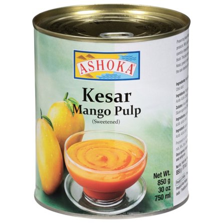 Ashoka Sweetened Mango Pulp Kesar, 30 oz | Central Market - Really Into ...
