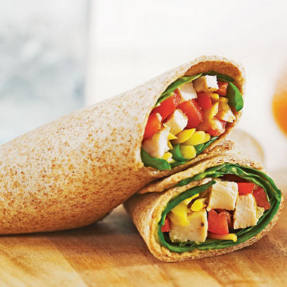Citrus Chicken & Veggie Wrap Recipe from H-E-B