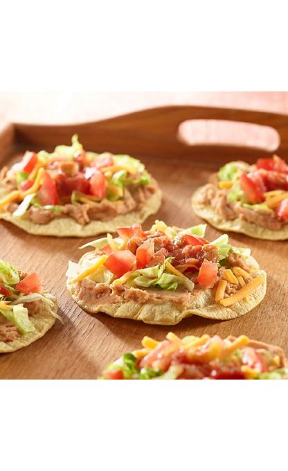 Crunchy Bean Chalupas Recipe from H-E-B