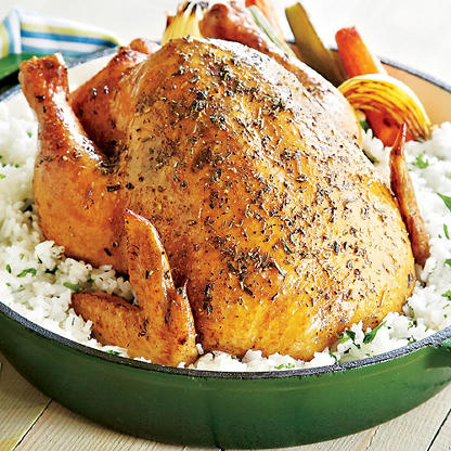 Easy Chicken Over Rice Recipe from H-E-B