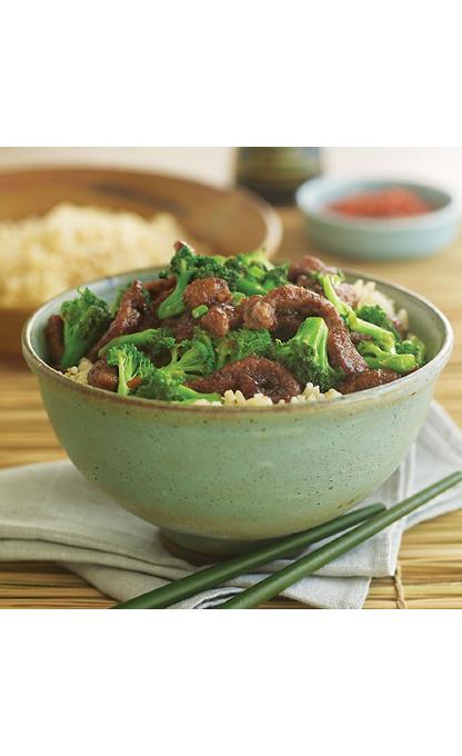 Mongolian Beef & Broccoli with Rice Recipe from H-E-B