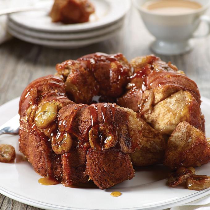 Bananas Foster Monkey Bread Recipe from H-E-B
