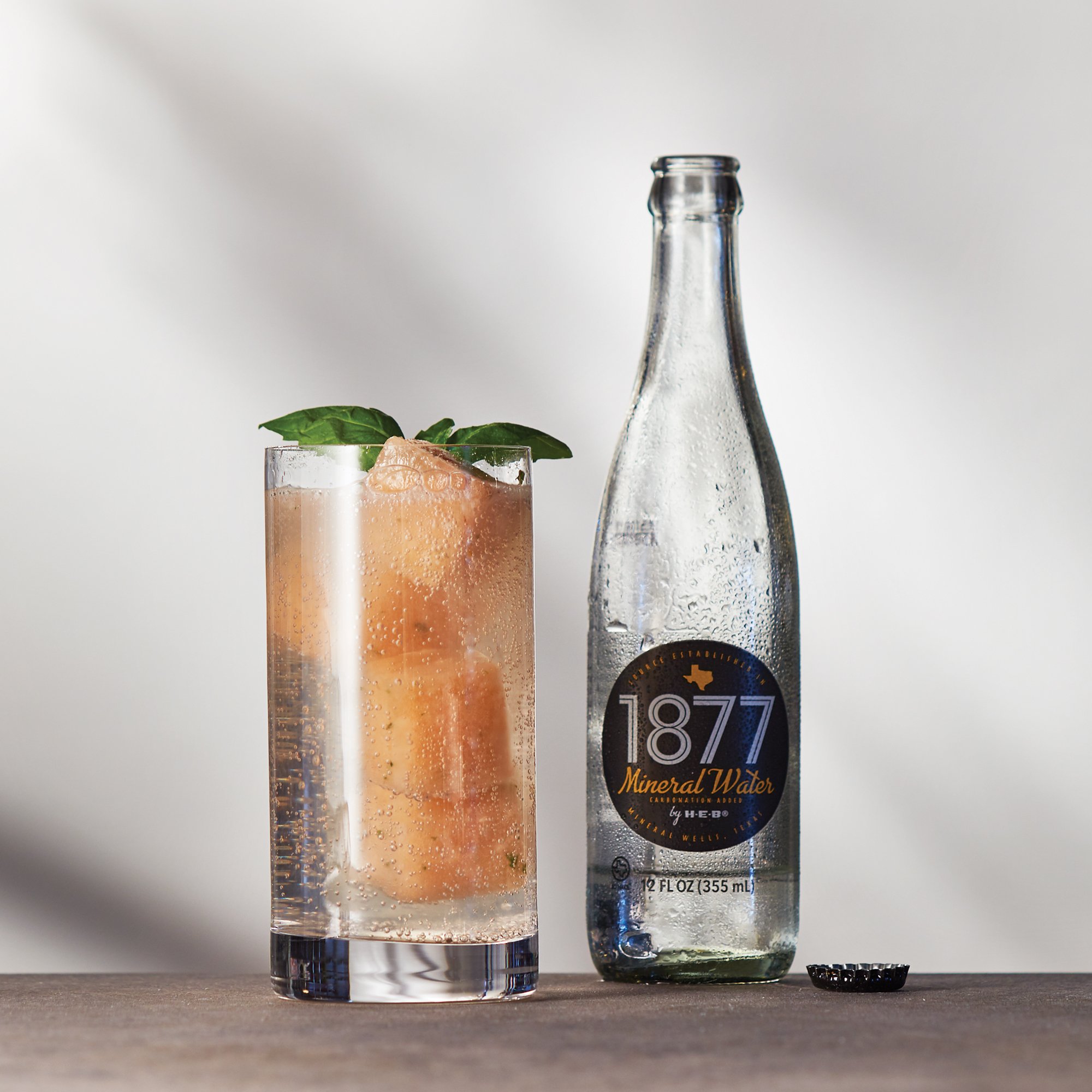 Basil Melon Spritzer Recipe from H-E-B