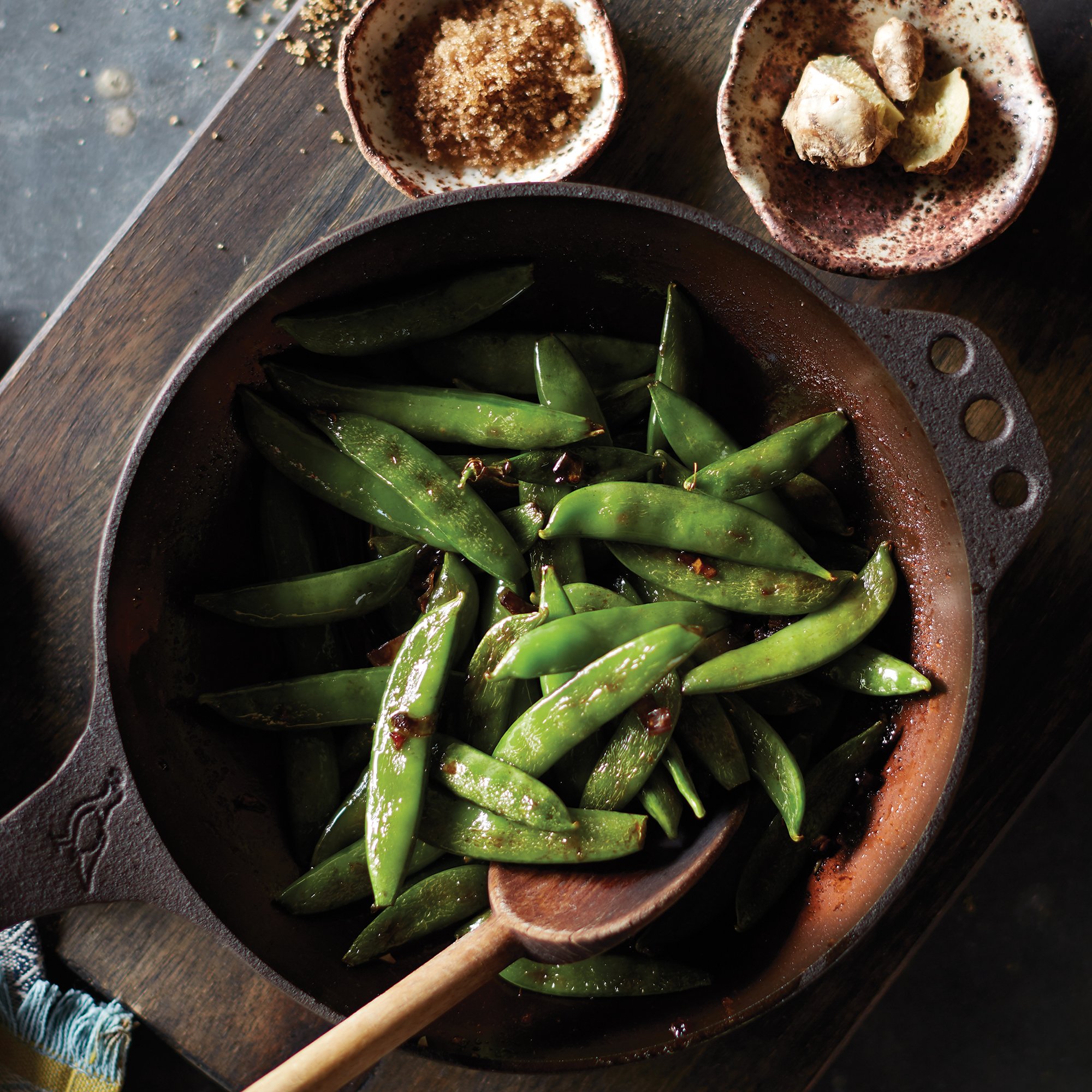 Ginger Sugar Snap Peas Recipe from H-E-B