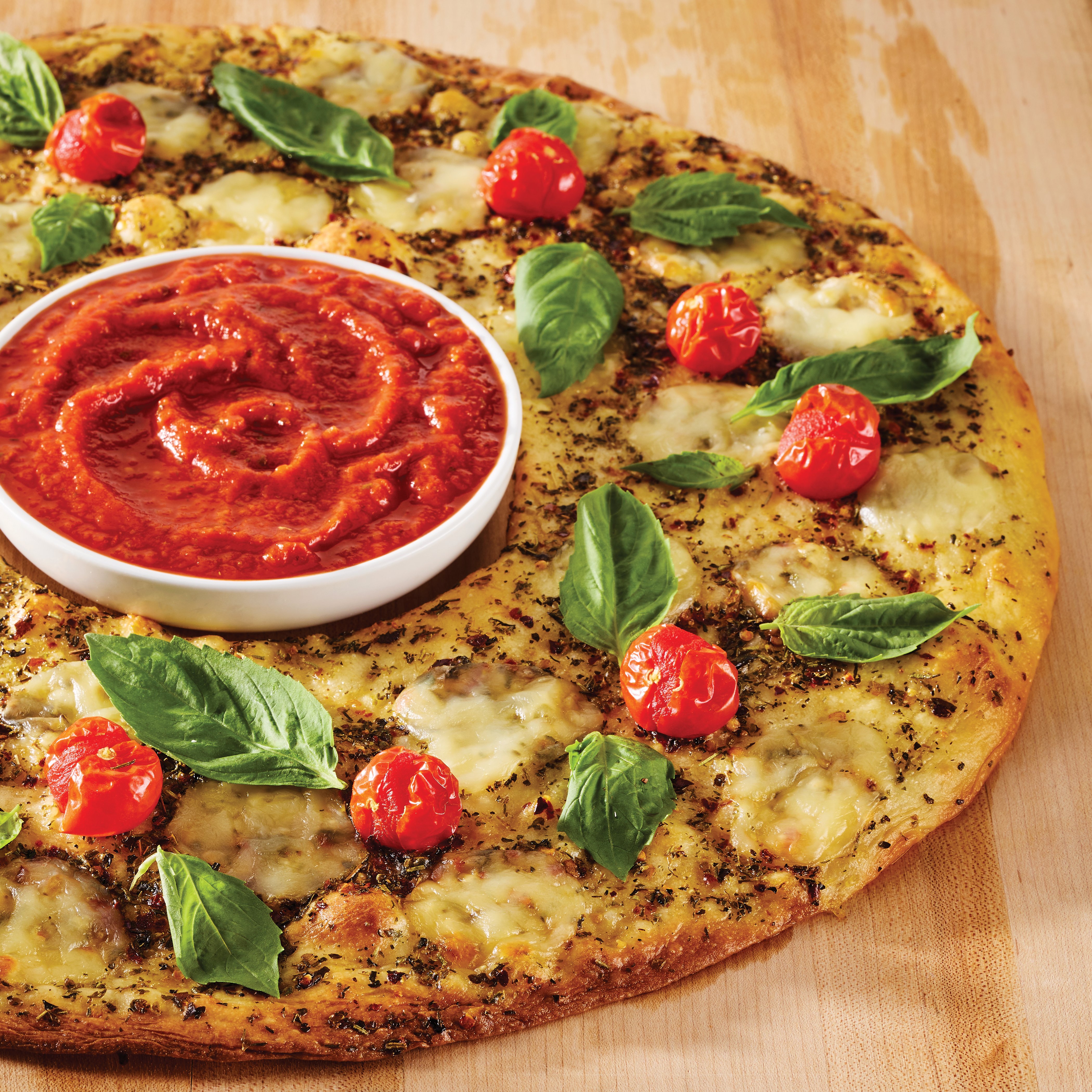 Holiday Wreath Pizza Recipe from H-E-B