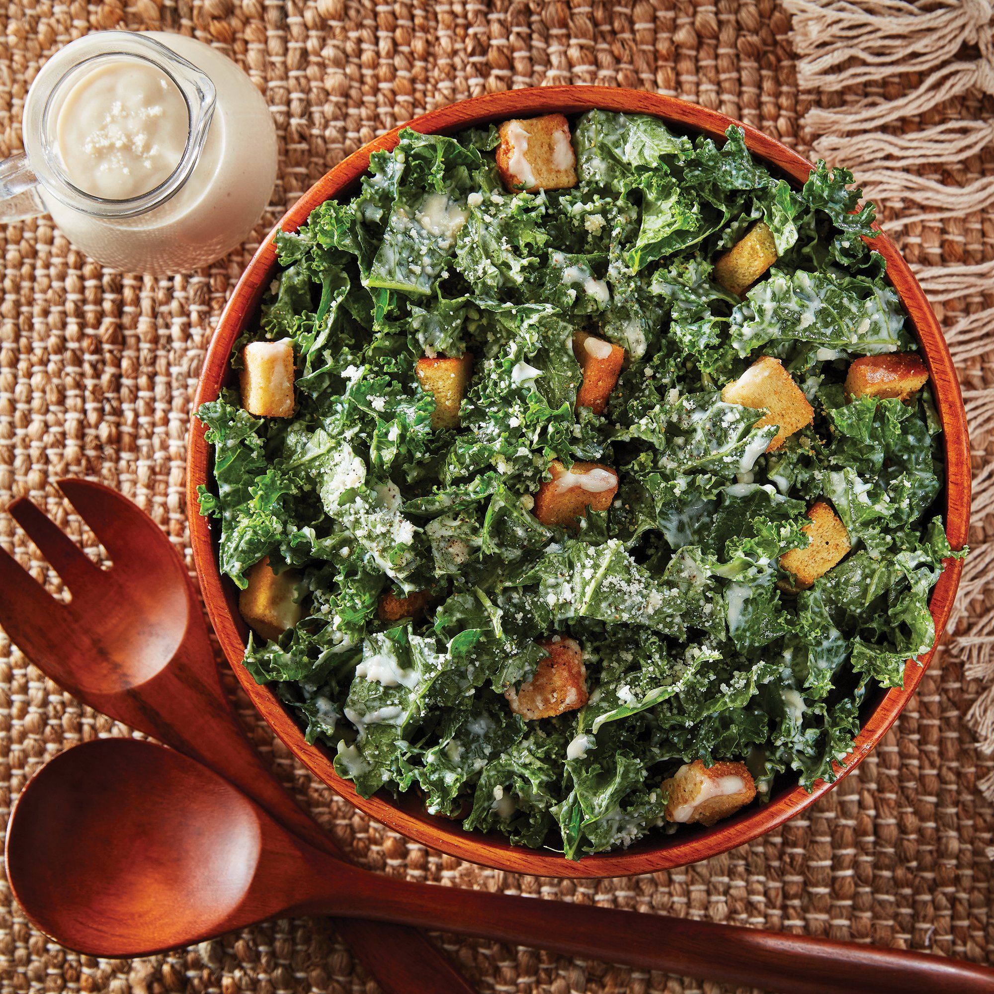Kale Protein Caesar Salad Recipe from H-E-B