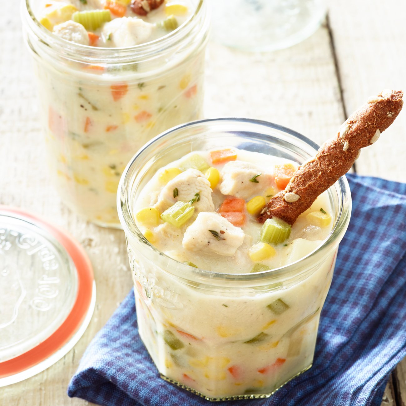 Light Turkey Corn Chowder Recipe from H-E-B