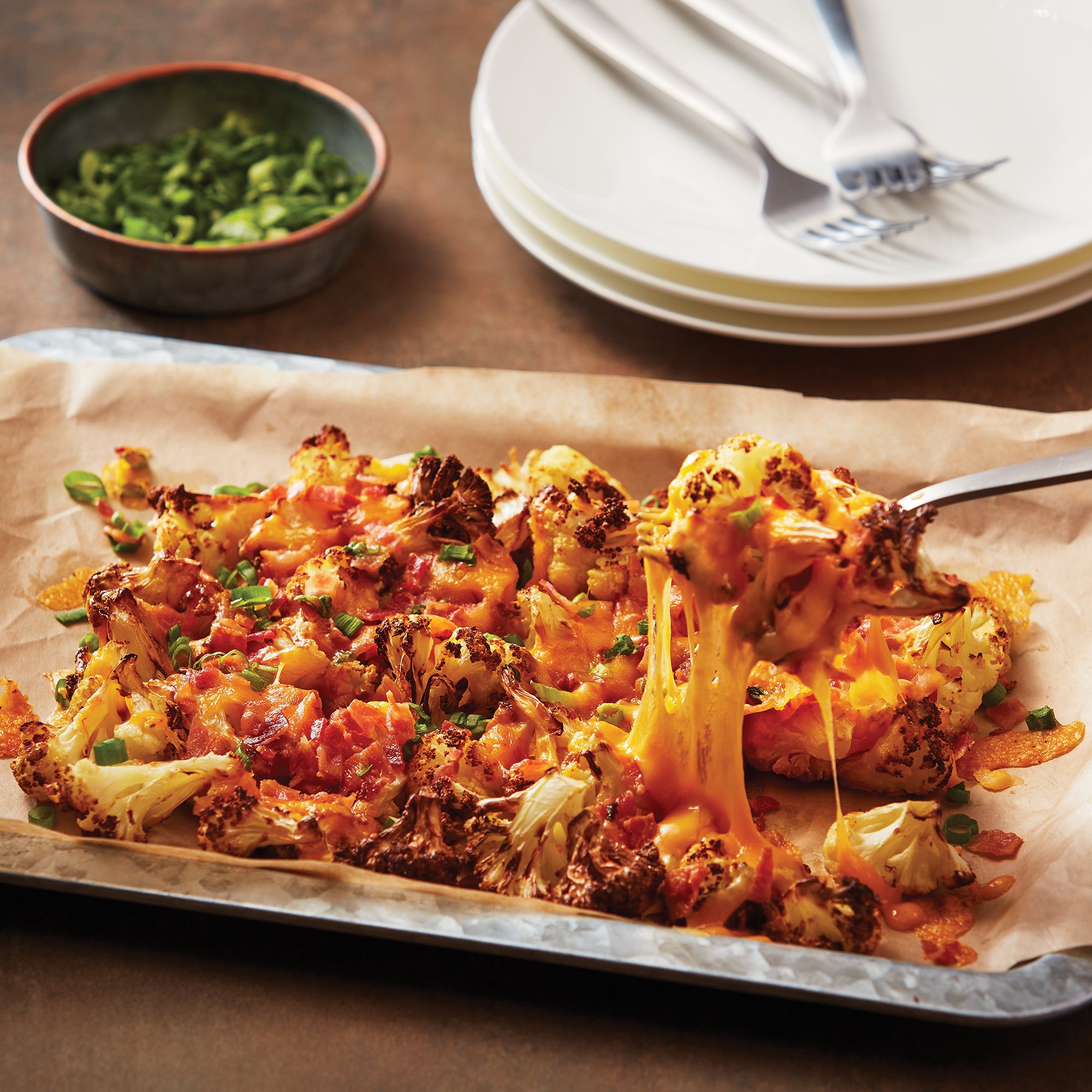 Loaded Airfryer Cauliflower Recipe from H-E-B