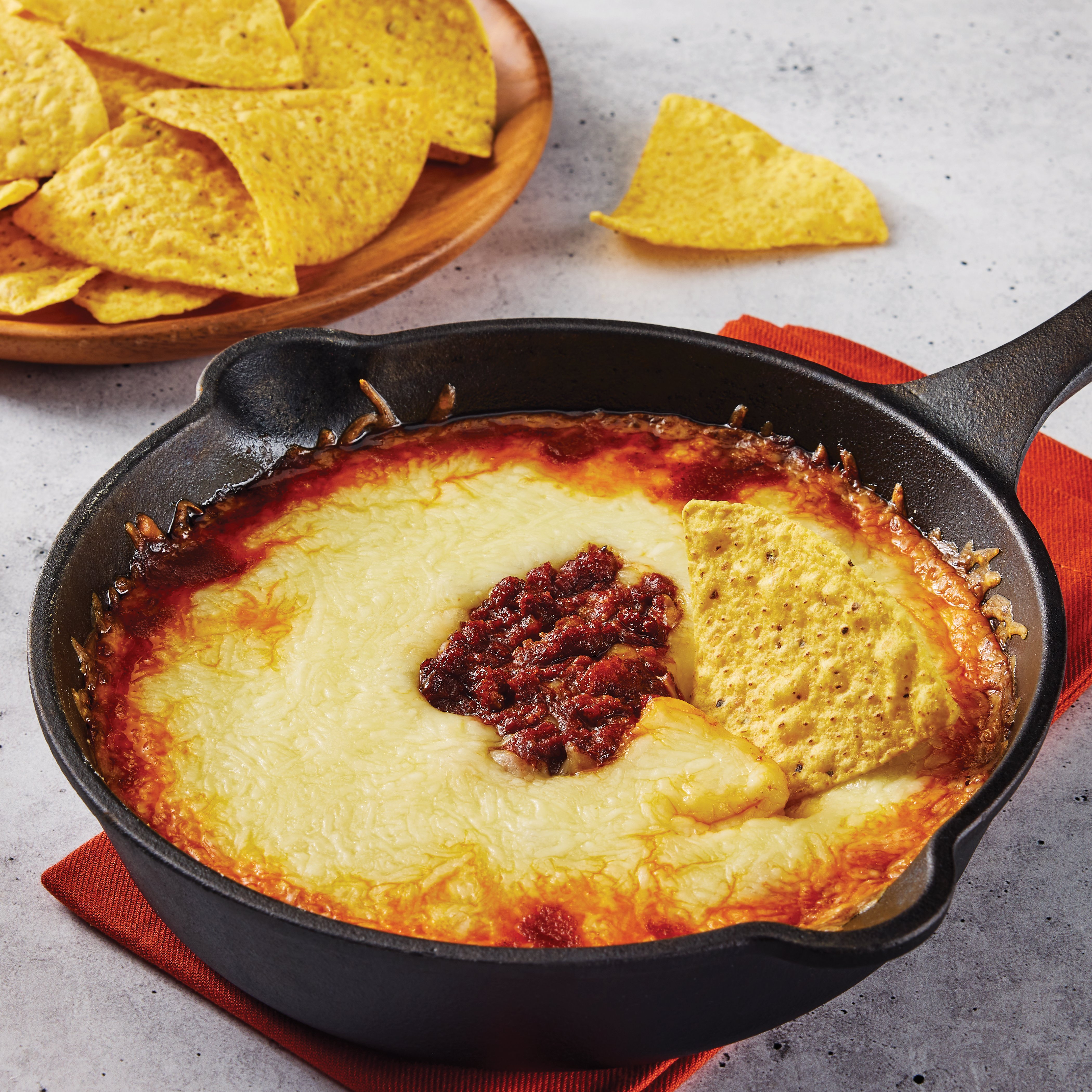 Mole Rojo Queso Flameado Recipe from H-E-B