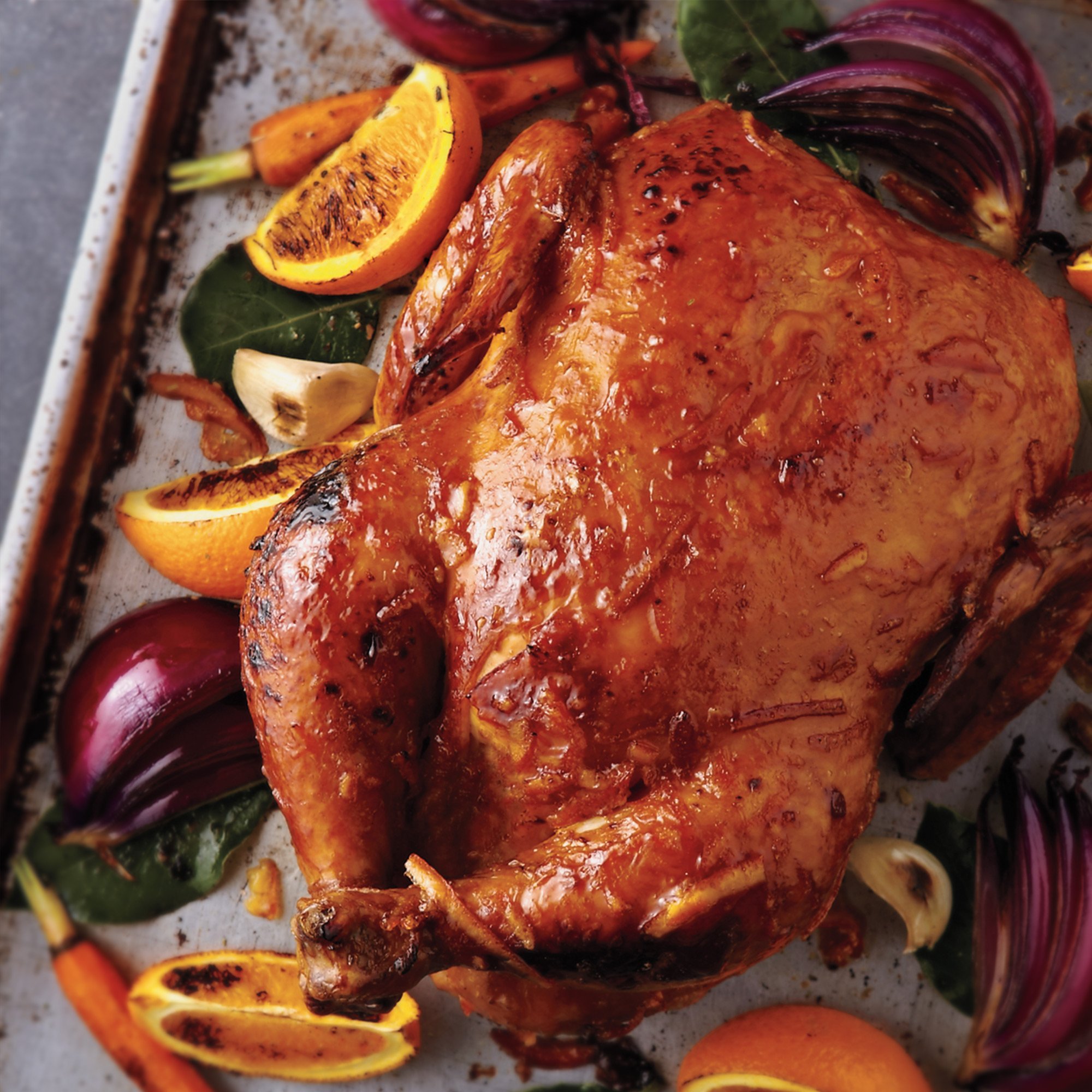 Orange-Roasted Chicken Recipe from H-E-B
