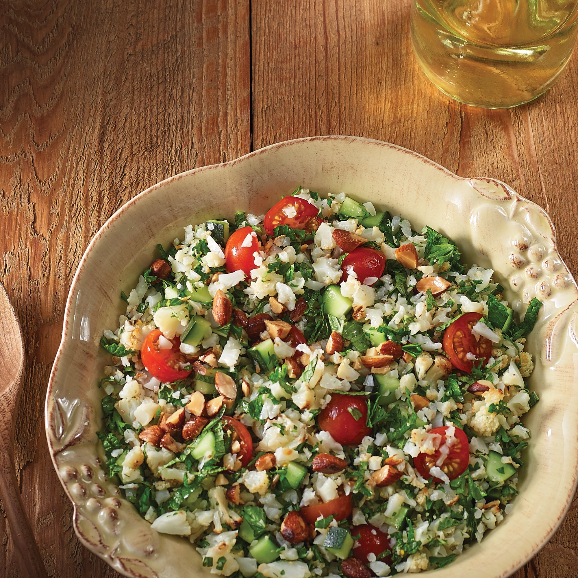 Paleo Roasted Cauliflower Tabbouleh Recipe from H-E-B