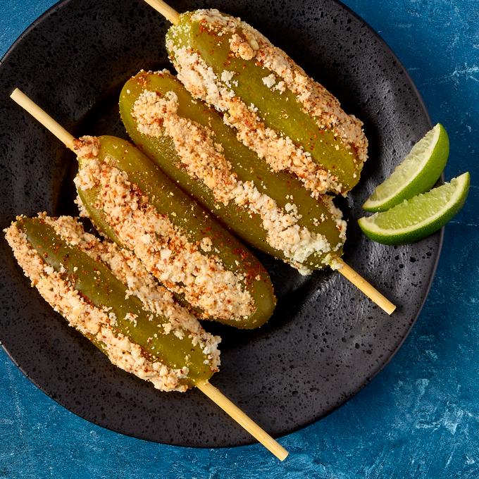 Pickle Zombie Finger Appetizers Recipe from H-E-B