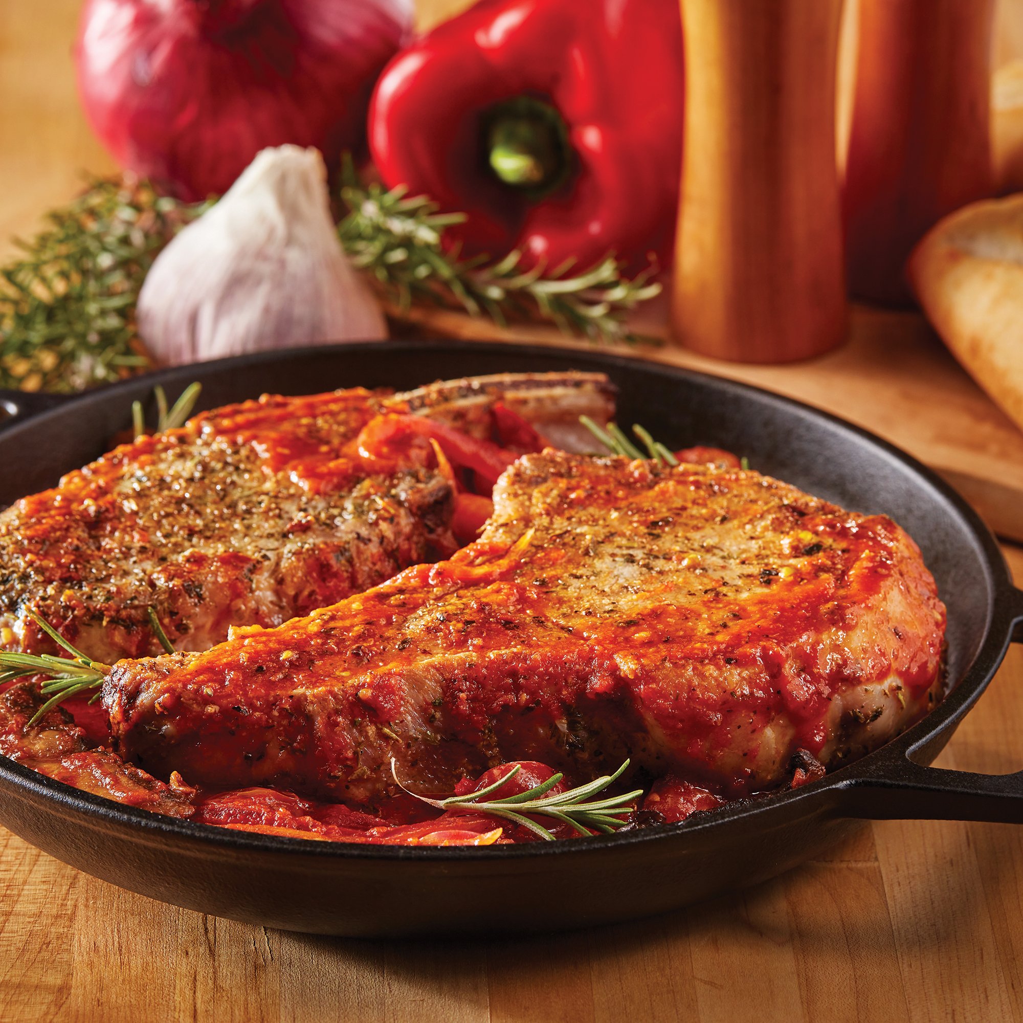 Rosemary Pork Cacciatore Recipe from H-E-B