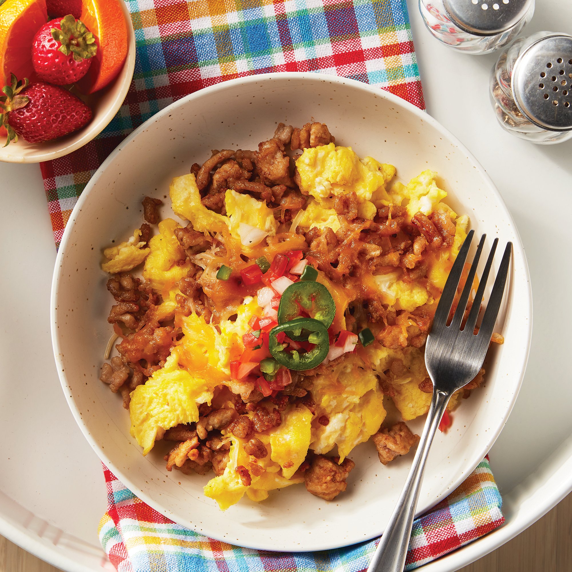 Sausage Egg and Cheese Bowl Recipe from H-E-B