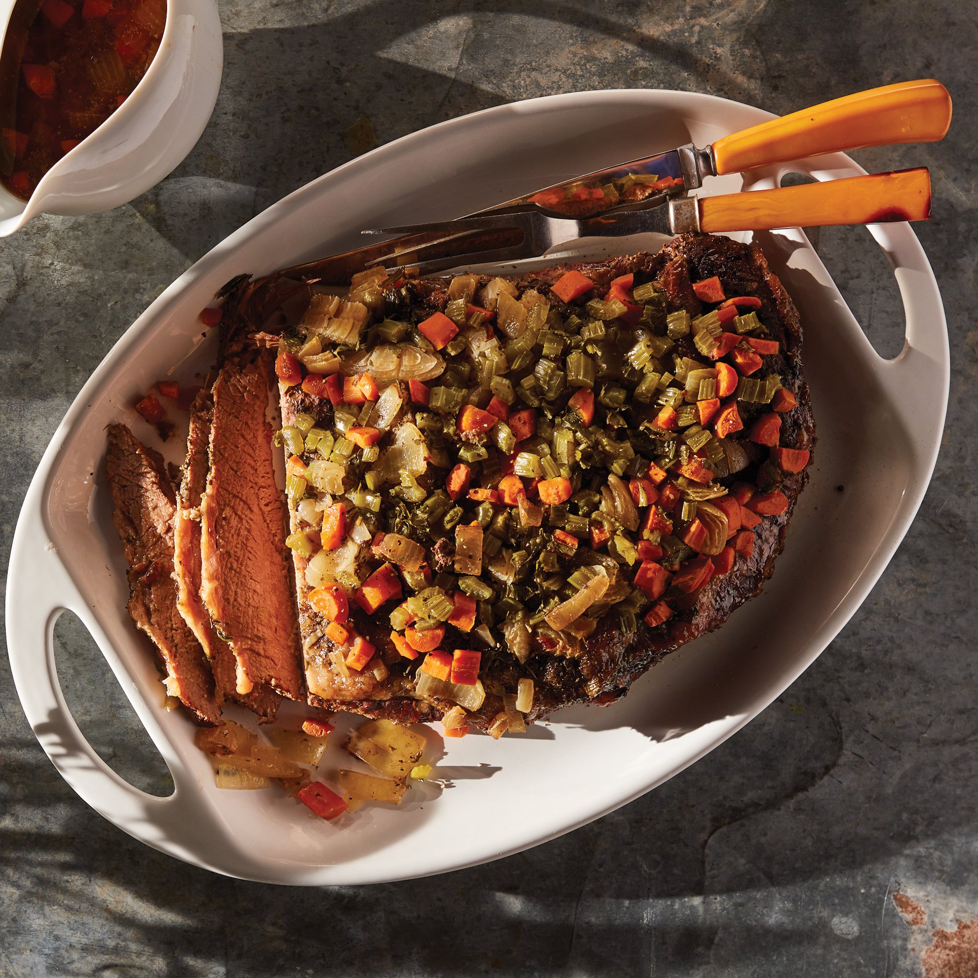 Slow Roasted Italian Style Brisket Recipe from H-E-B